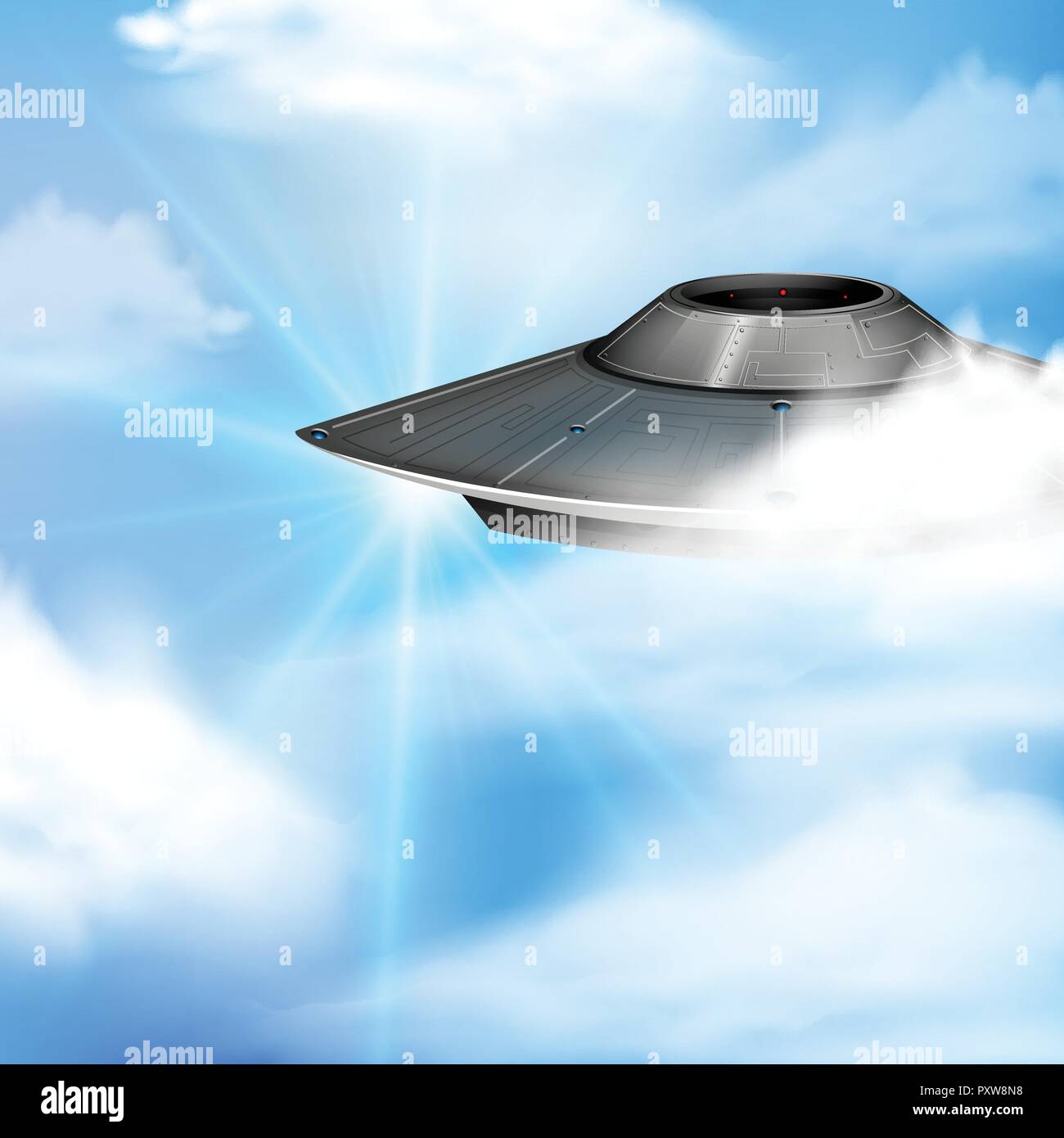 Round Spaceship High Resolution Stock Photography and Images - Alamy