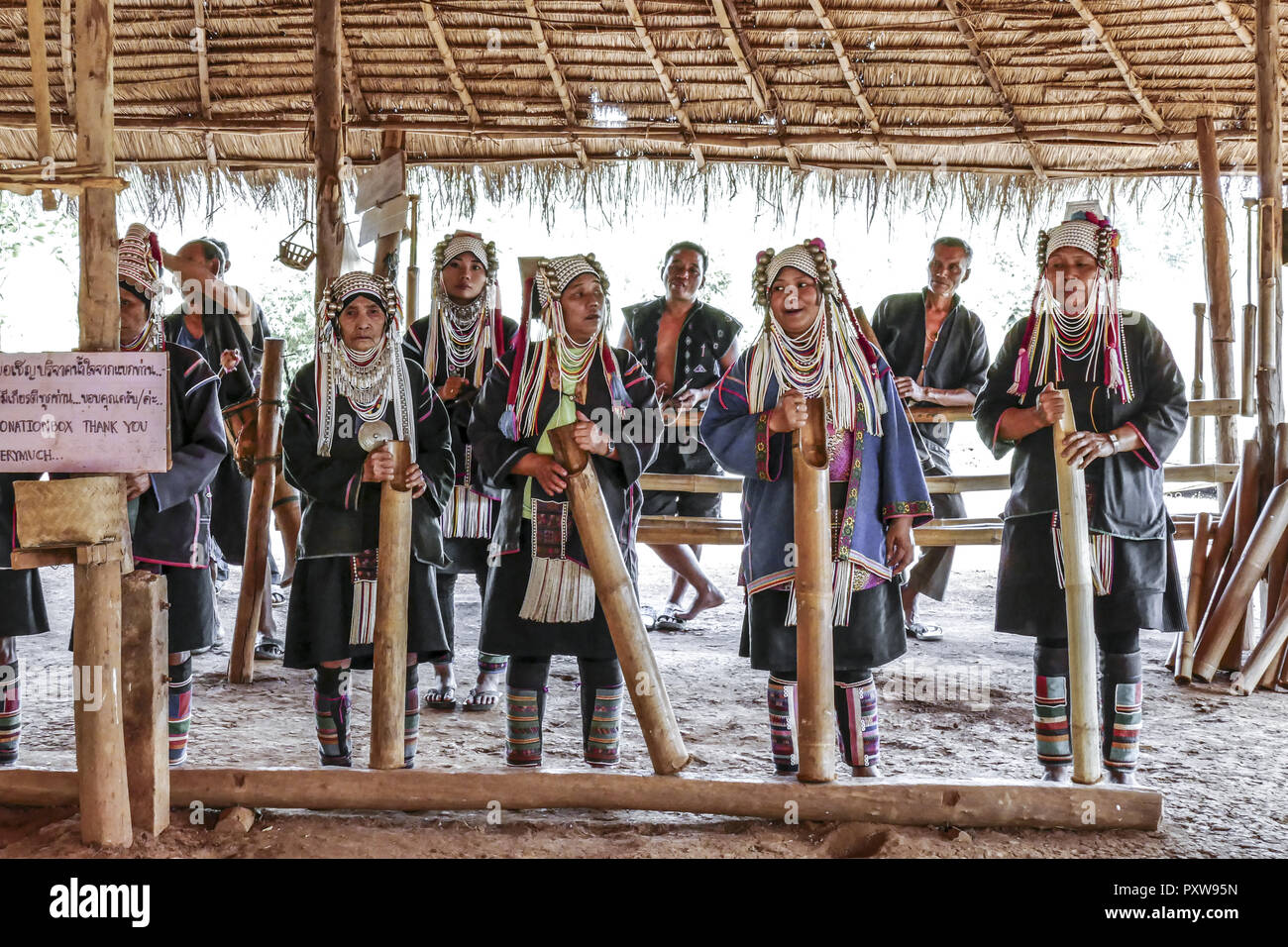 Ahka hill tribe folklore hi-res stock photography and images - Alamy