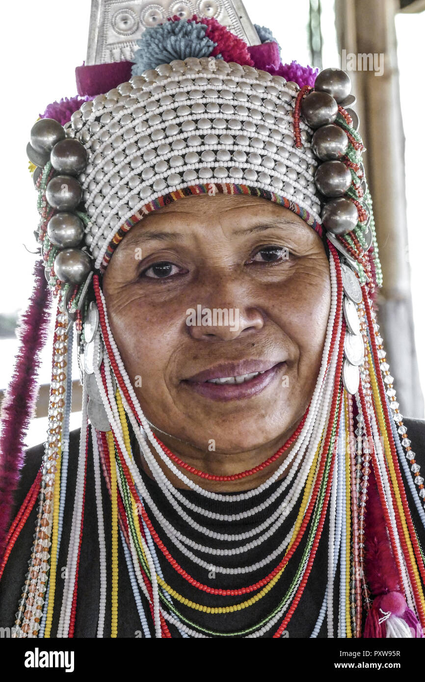 Ahka hill tribe folklore hi-res stock photography and images - Alamy