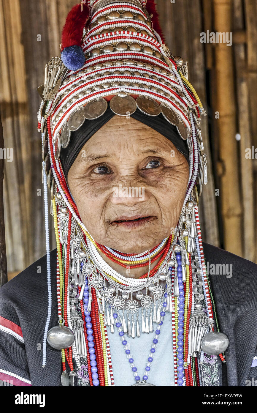 Ahka hill tribe folklore hi-res stock photography and images - Alamy
