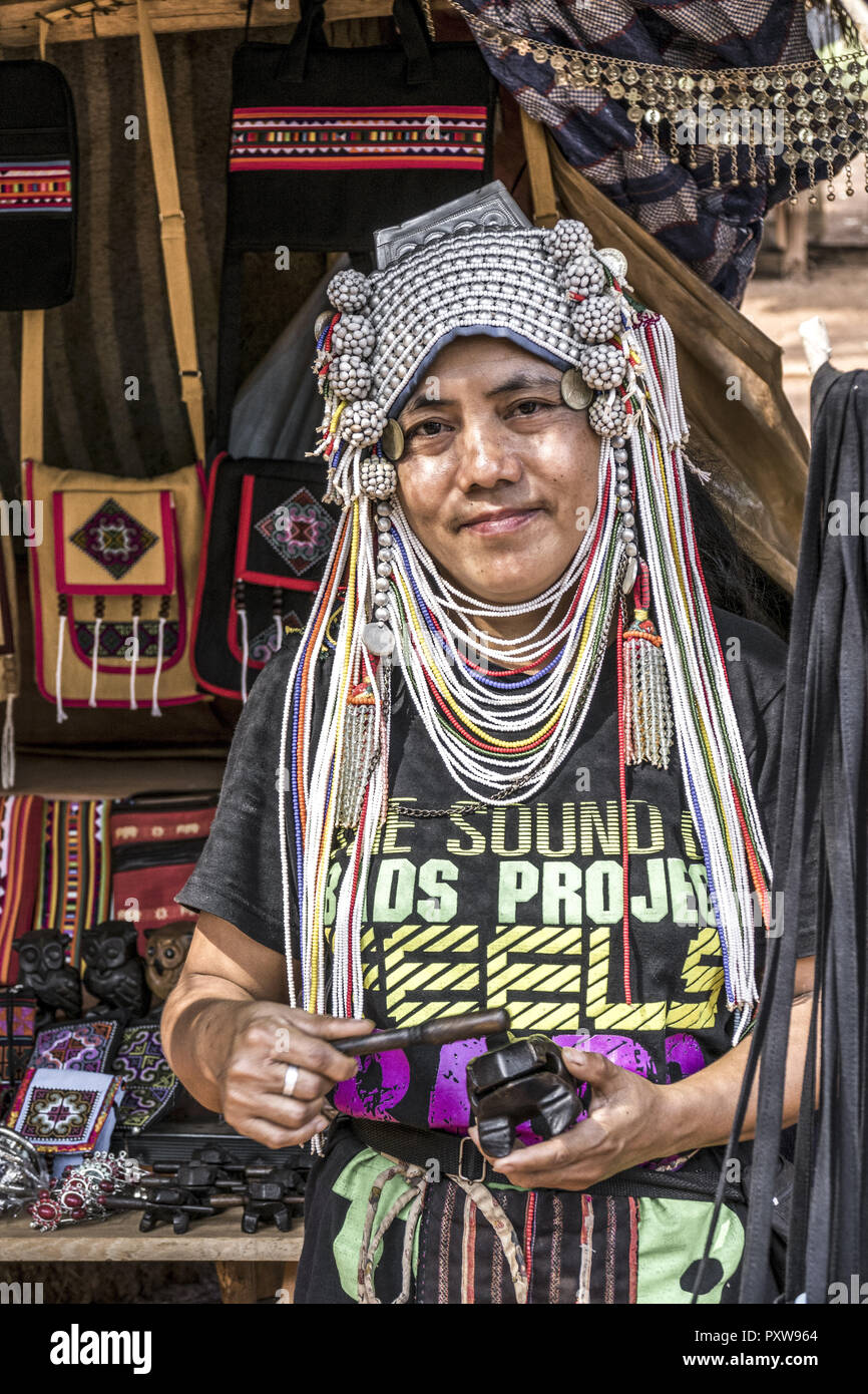 Ahka hill tribe folklore hi-res stock photography and images - Alamy