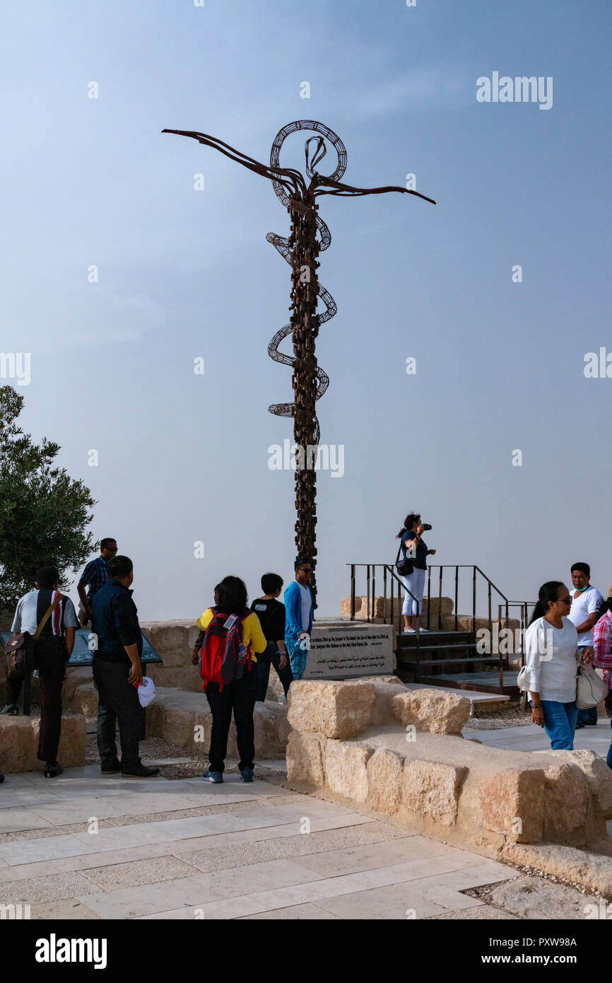 Sculpture Mount Nebo Jordan High Resolution Stock Photography and ...