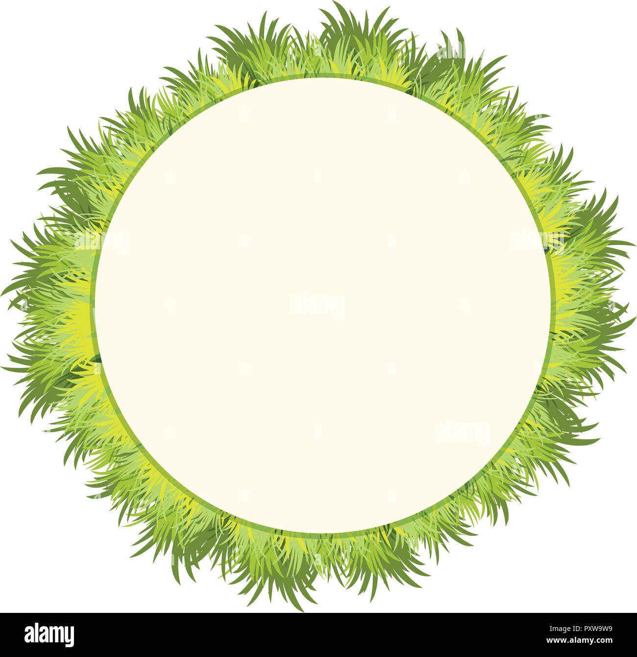 Green grass border clipart Stock Vector Images - Alamy