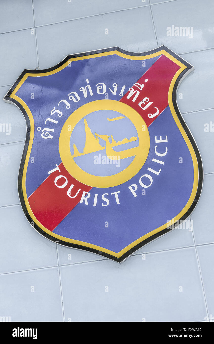 Tourist Police, Thailand Stock Photo - Alamy