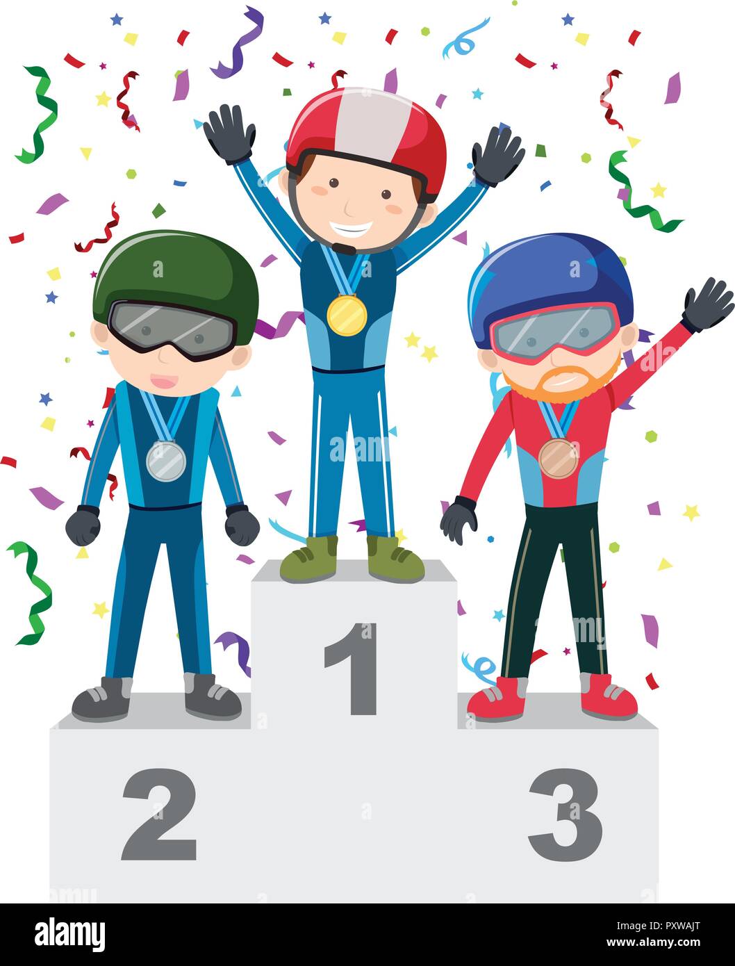 Winning stand Stock Vector Images - Alamy