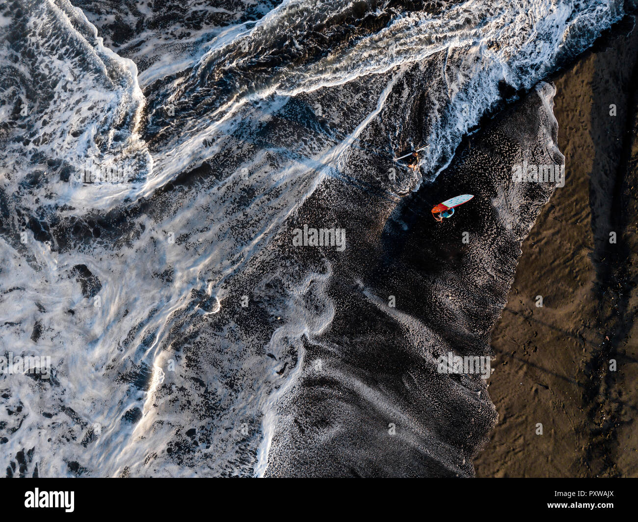 Aerial kedungu beach hi-res stock photography and images - Alamy