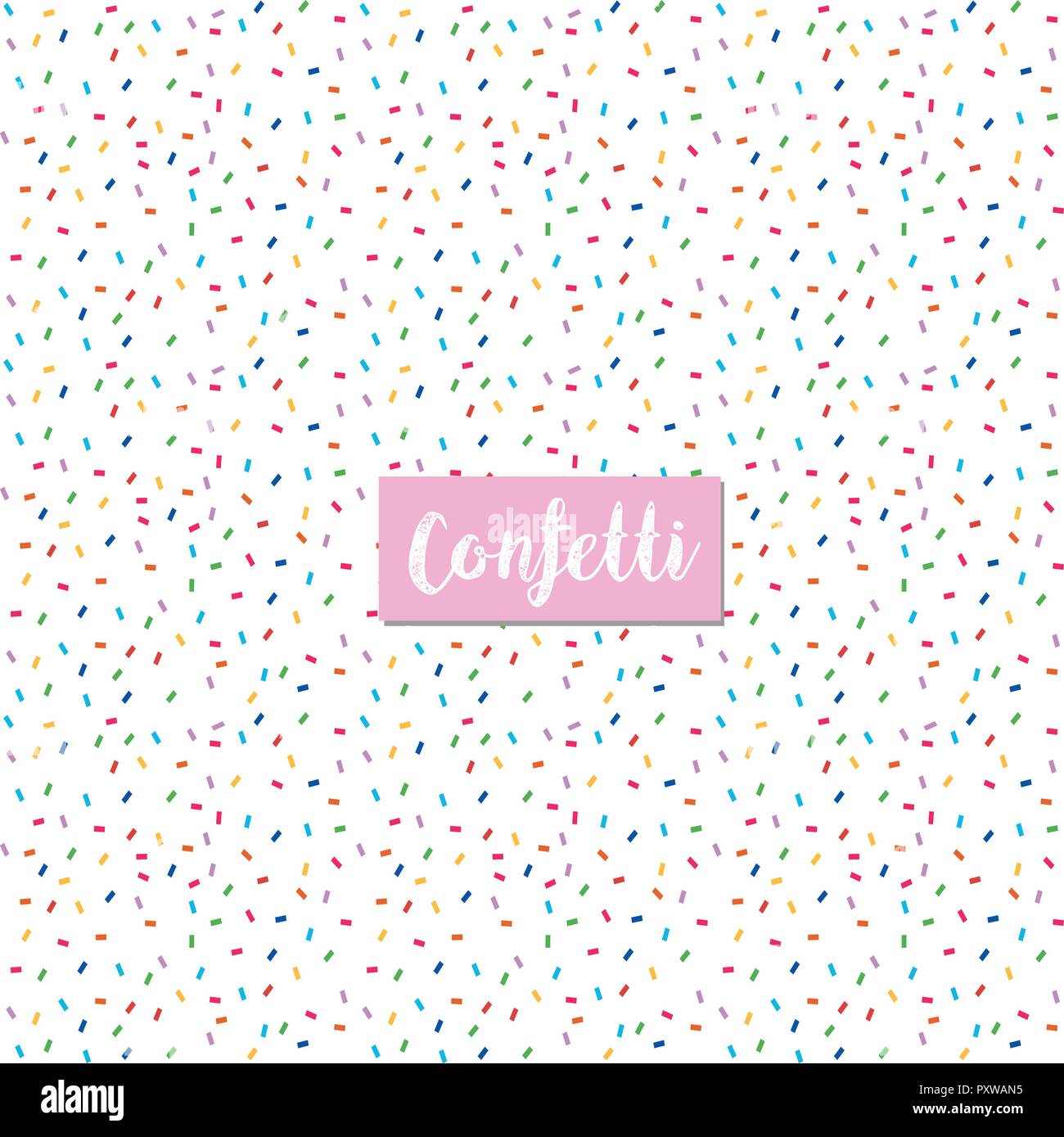Seamless background with confetti design illustration Stock Vector ...