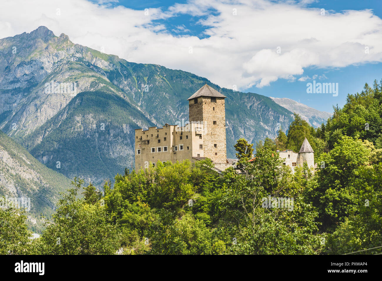 Austria, Tyrol, Landeck Castle Stock Photo - Alamy