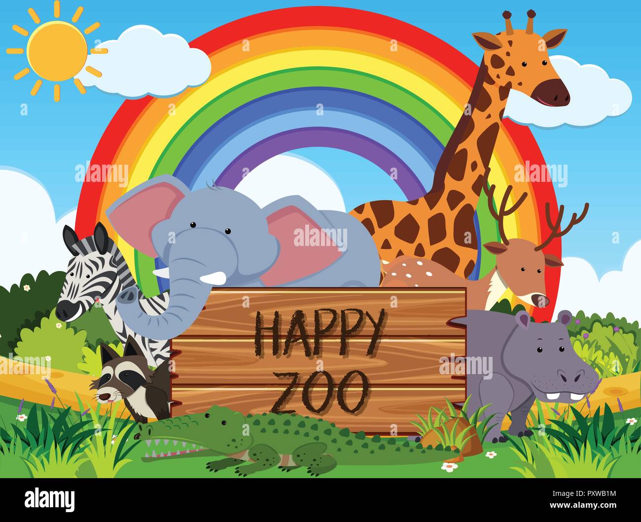 Happy Zoo Animals Happy Zoo Animals