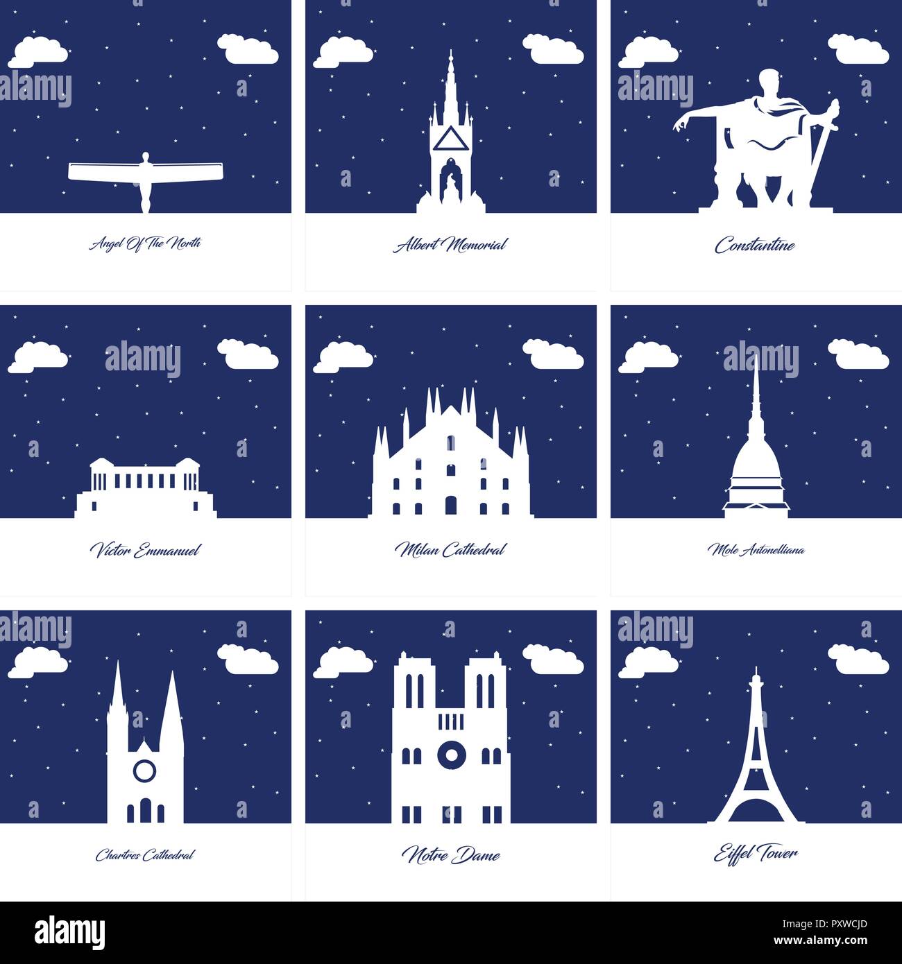 Worlds most famous Stock Vector Images - Alamy