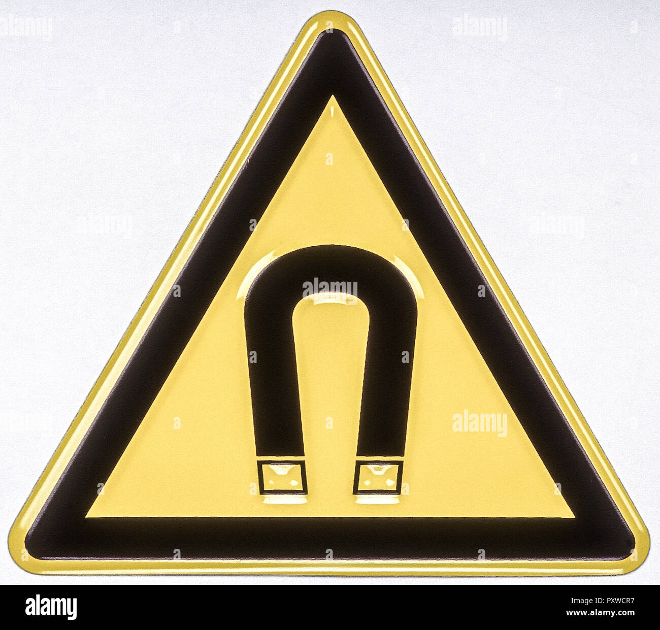 Magnetic Field Warning Sign High Resolution Stock Photography and ...