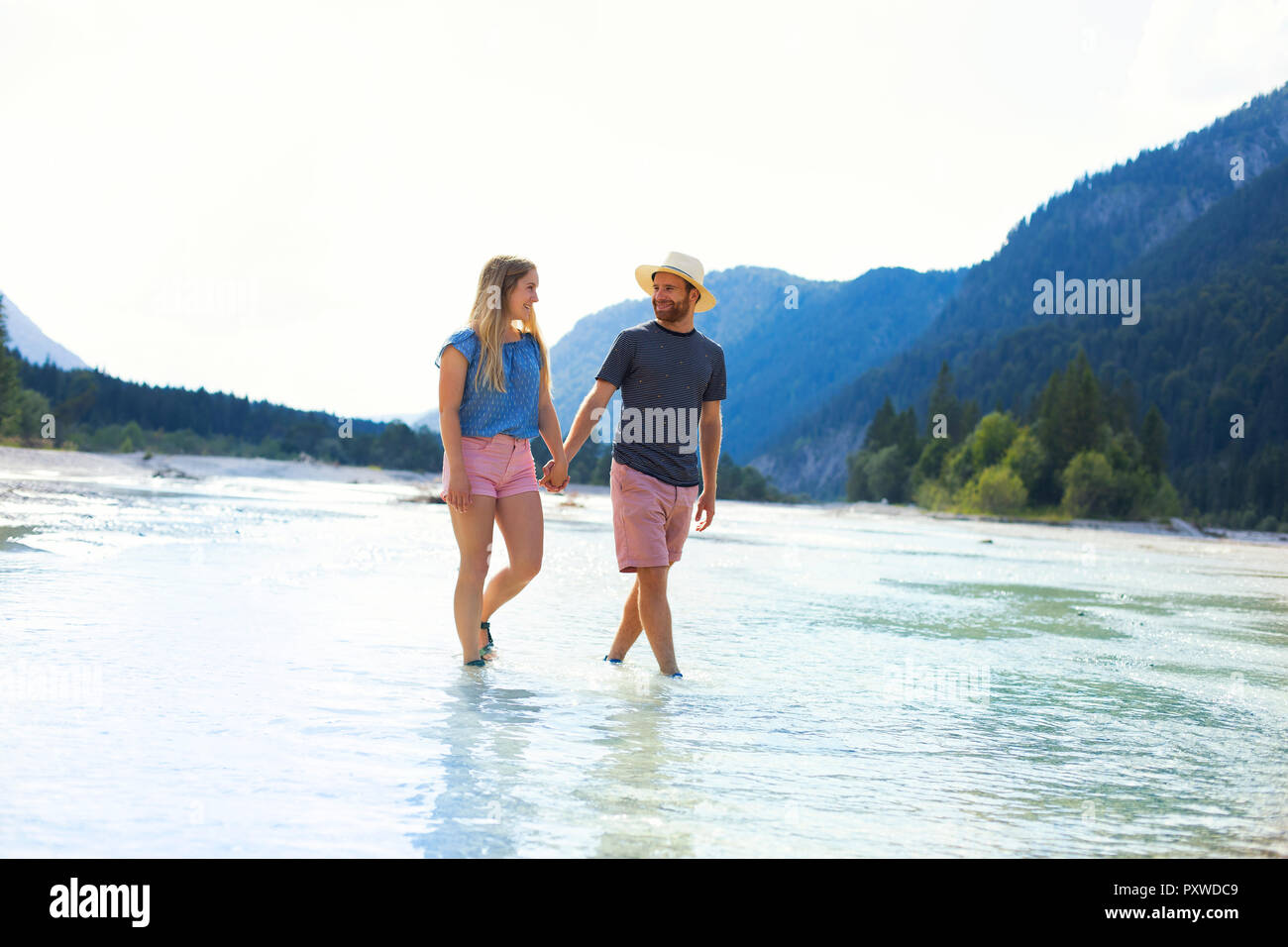 Young couple water hi-res stock photography and images - Alamy