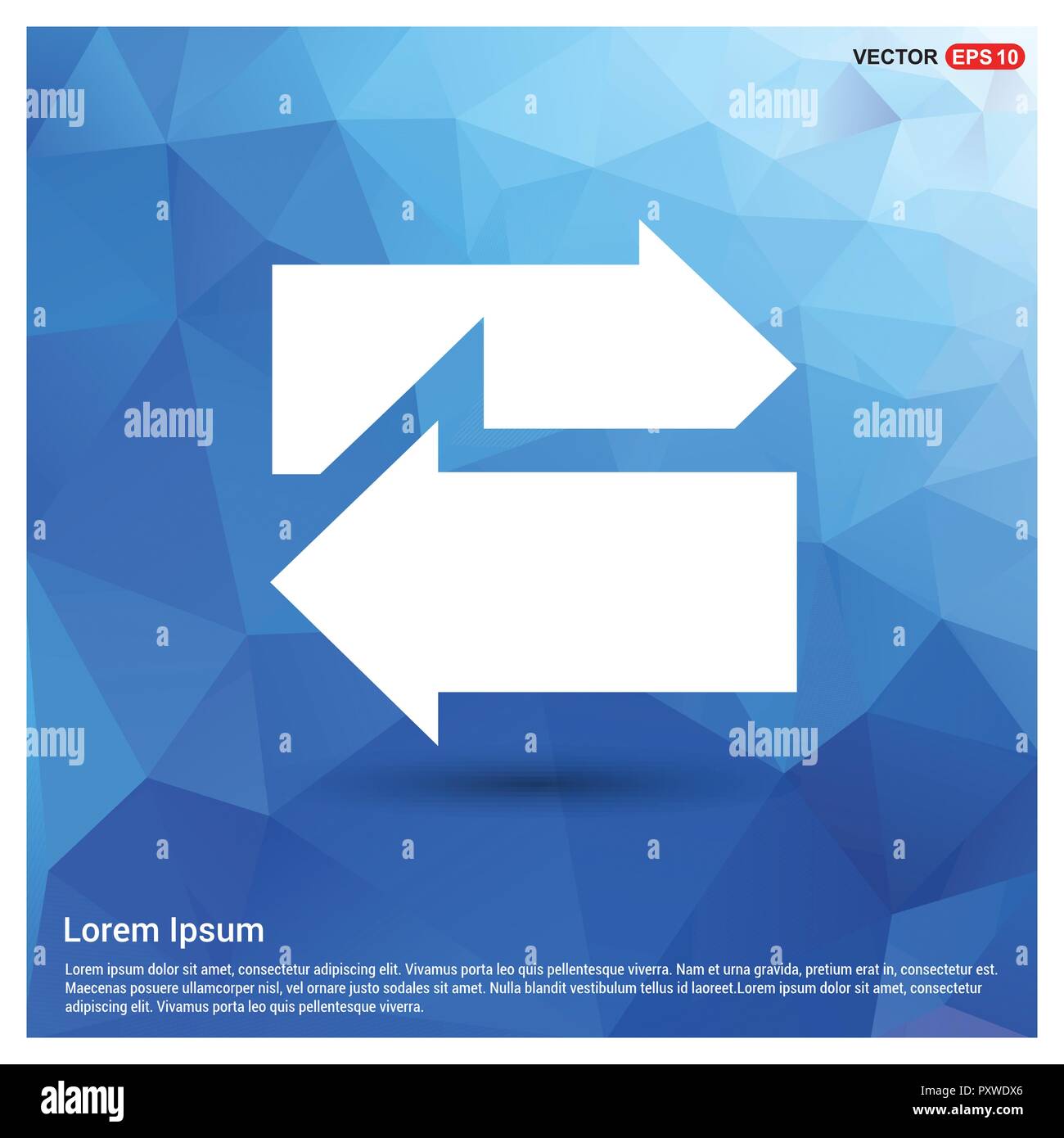 2 side arrow Icon Stock Vector Image & Art - Alamy