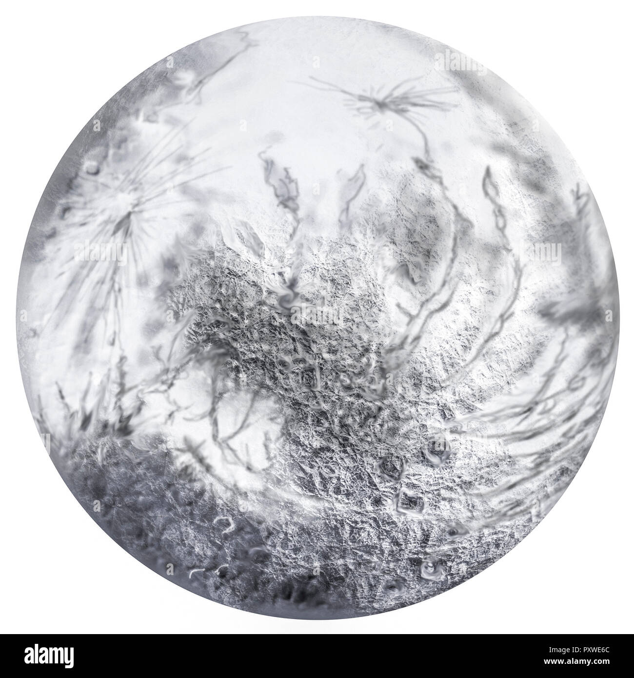 Planet Pluto, Computergrafik Stock Photo - Alamy