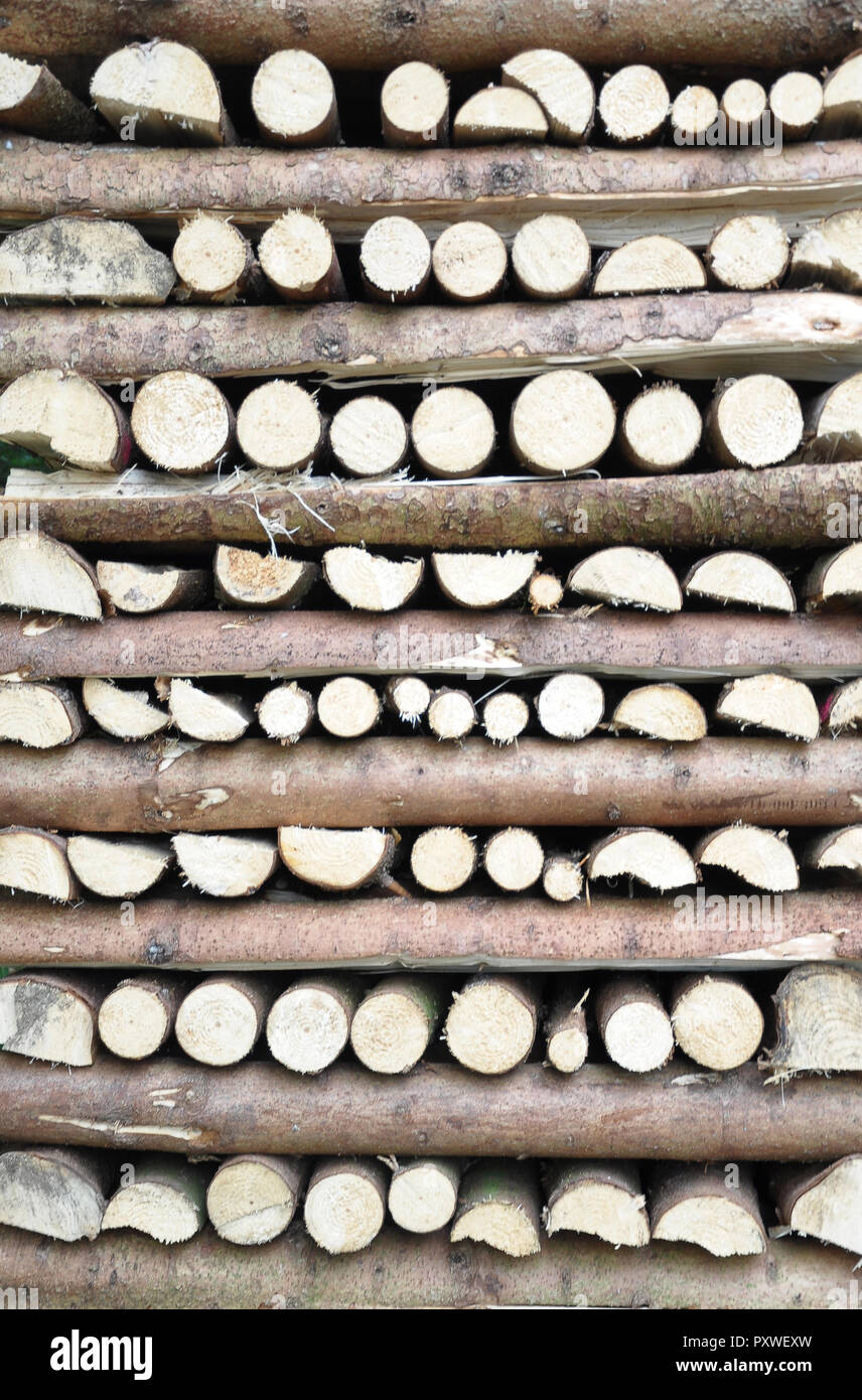 Stack of wood as background Stock Photo - Alamy