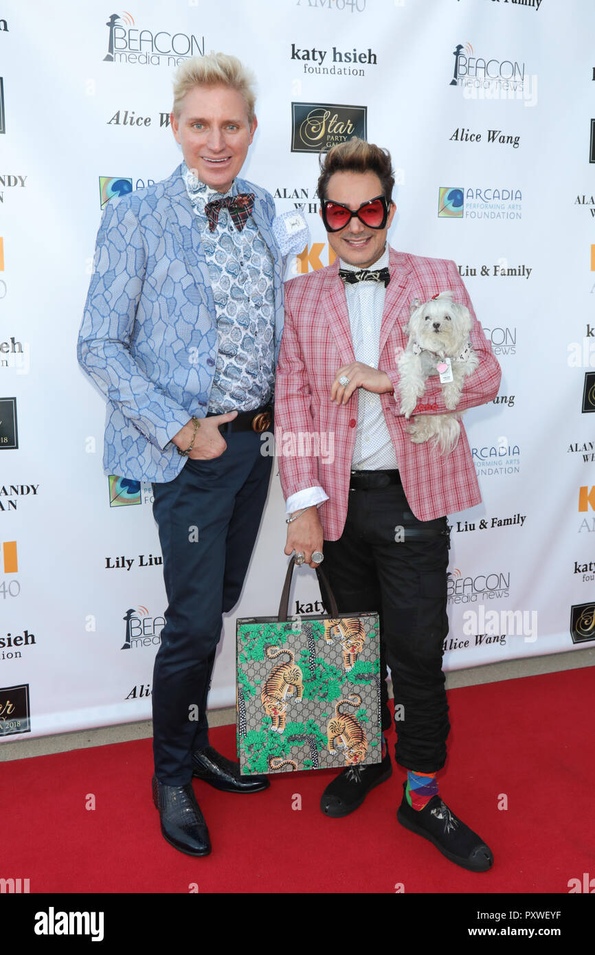 Celebrities attend the Steve Tyrell concert at the Arcadia Performing ...