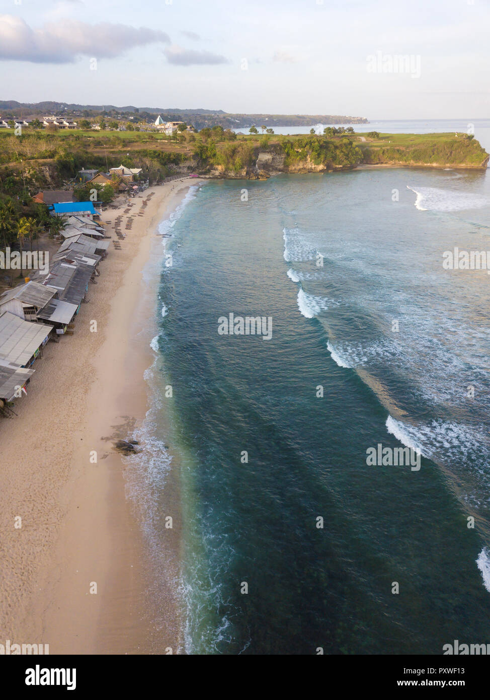 Indonesia, Bali, Aerial view of Balangan beach Stock Photo - Alamy