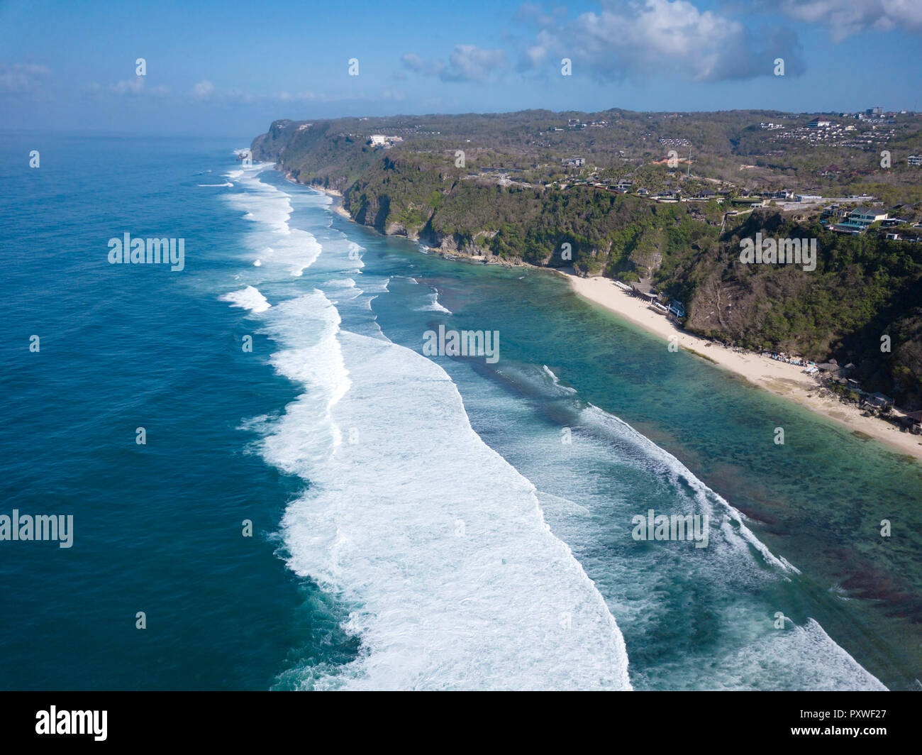 Indonesia, Bali, Aerial view of Karma beach Stock Photo - Alamy