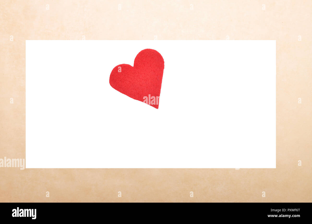 Background with paper and heart Stock Photo - Alamy