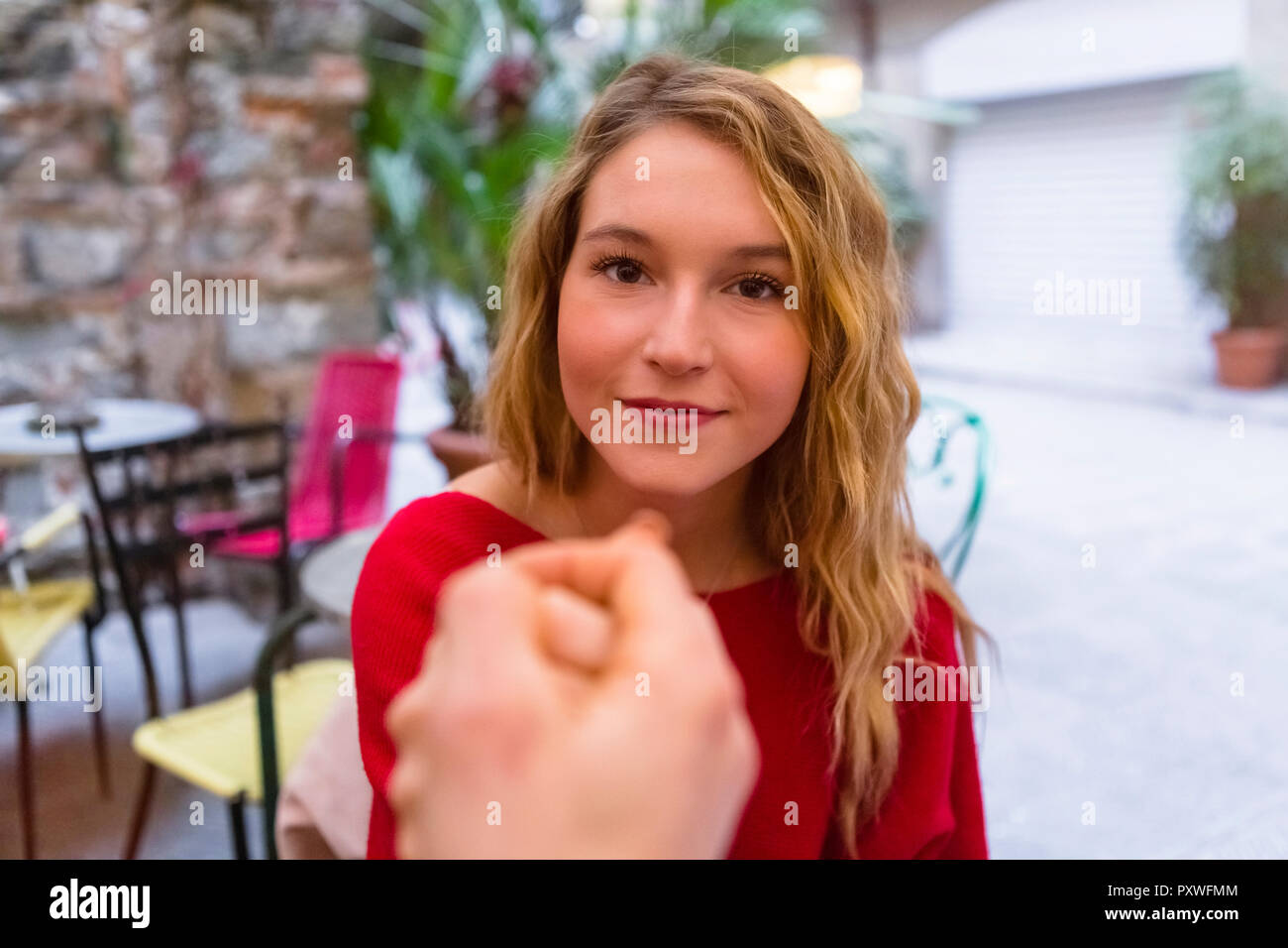 Pavement hold hands hi-res stock photography and images - Alamy