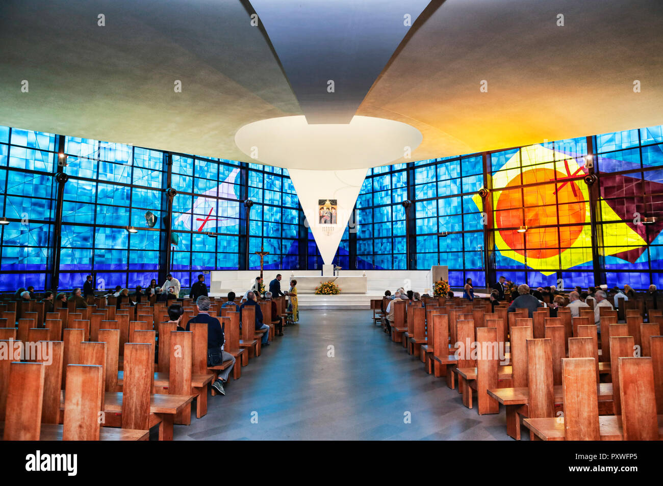 Castel di Leva Rome, Italy - October 6, 2018 :Interior of the new ...