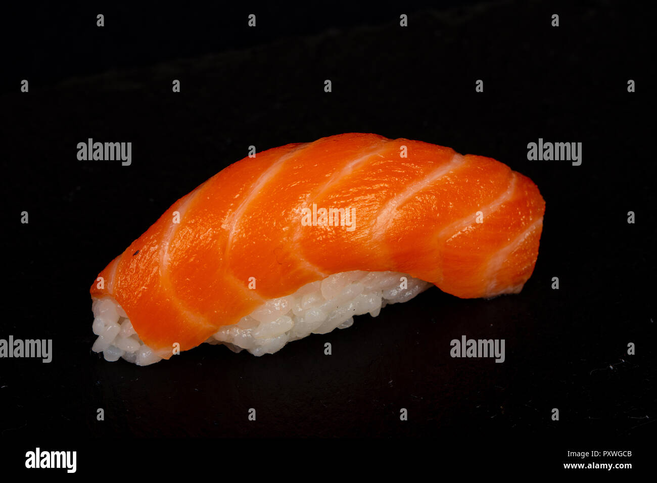 Japanese cold sushi with salmon Stock Photo - Alamy