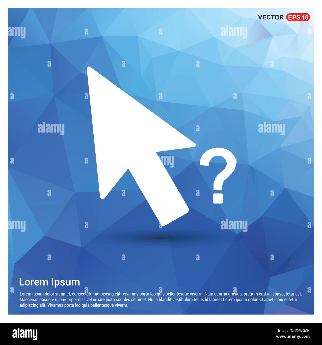Mouse Cursor Question Mark Icon Stock Vector Image & Art - Alamy