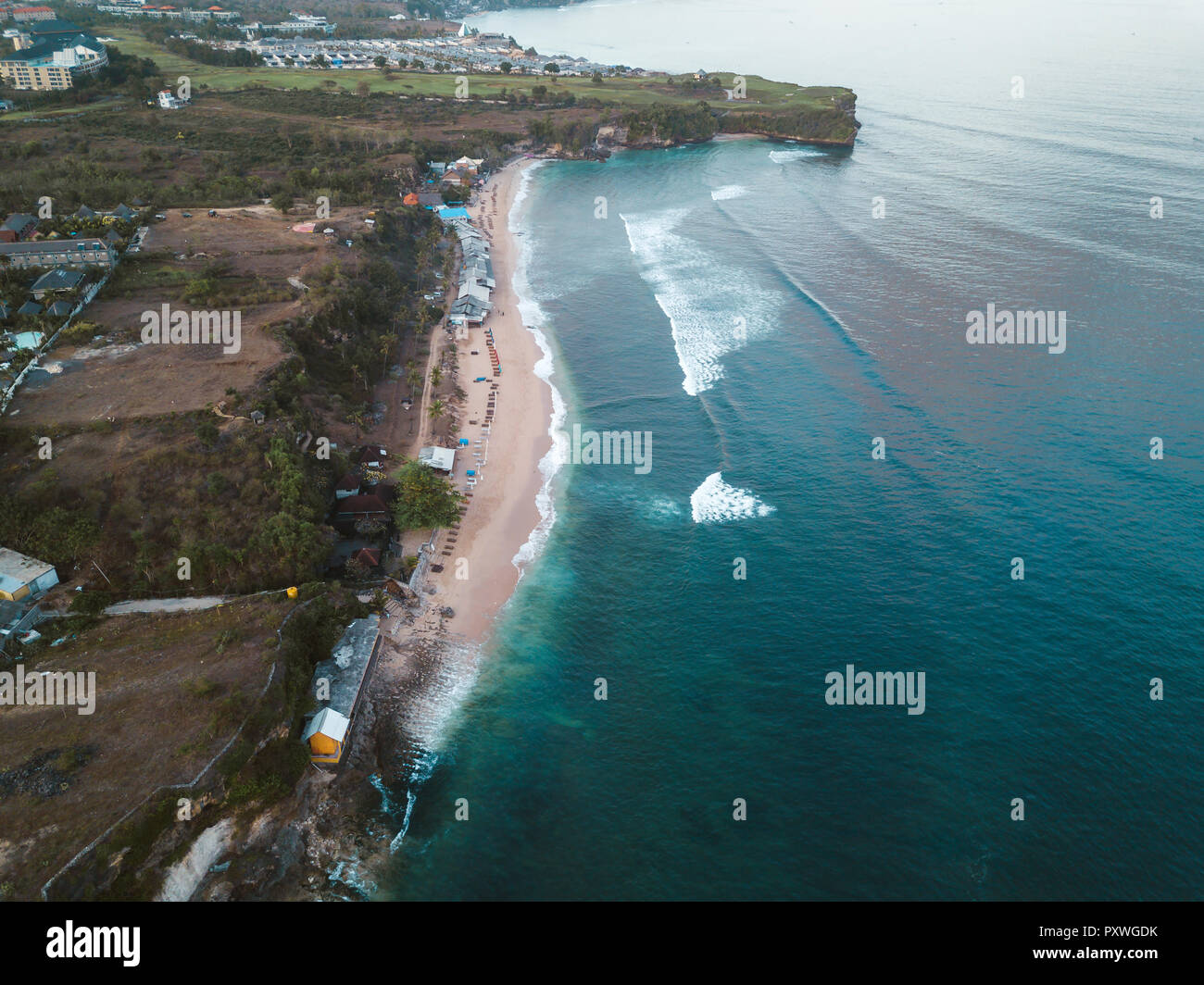 Indonesia, Bali, Aerial view of Balangan beach Stock Photo - Alamy