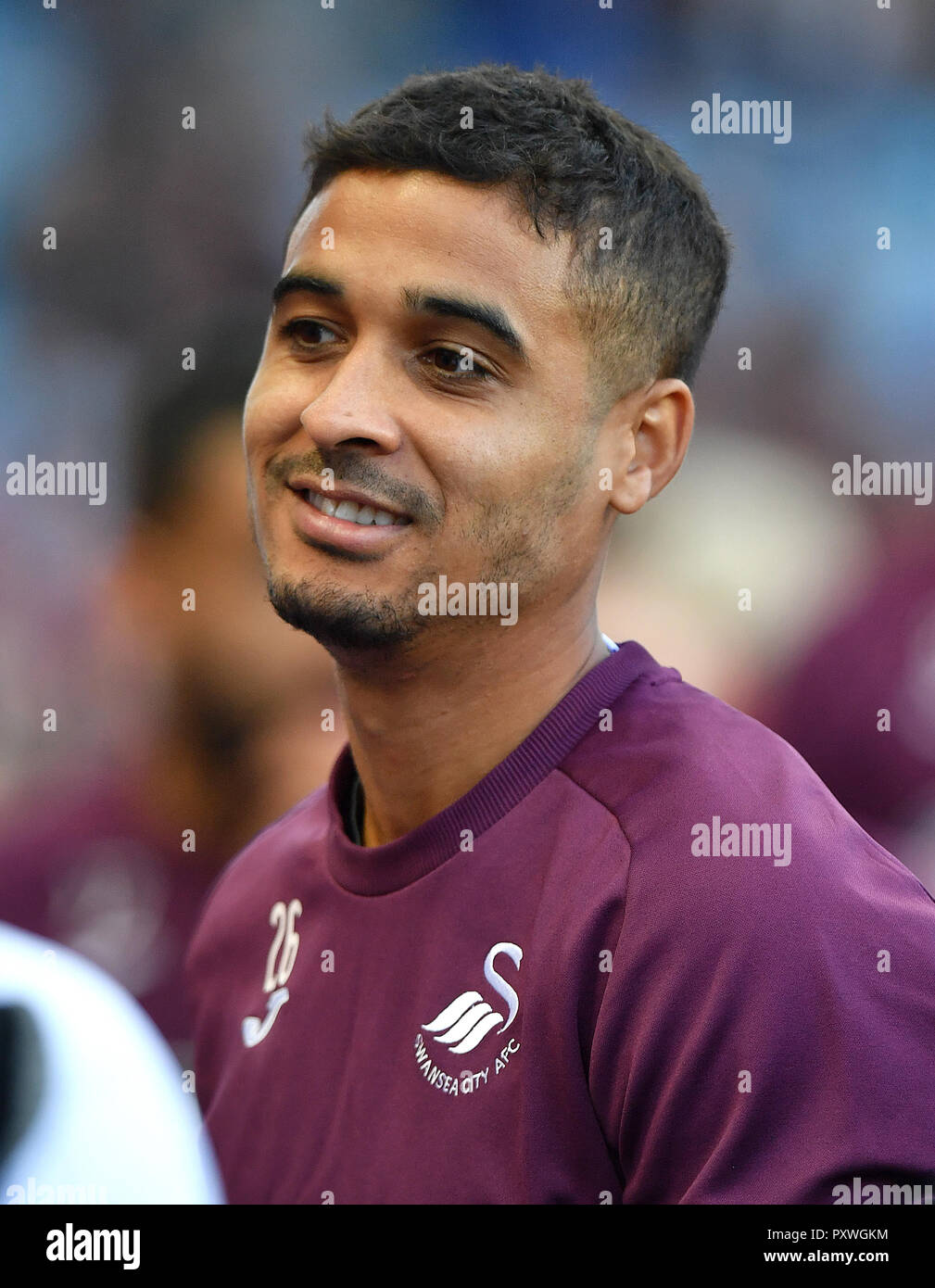 Swansea City's Kyle Naughton Stock Photo - Alamy