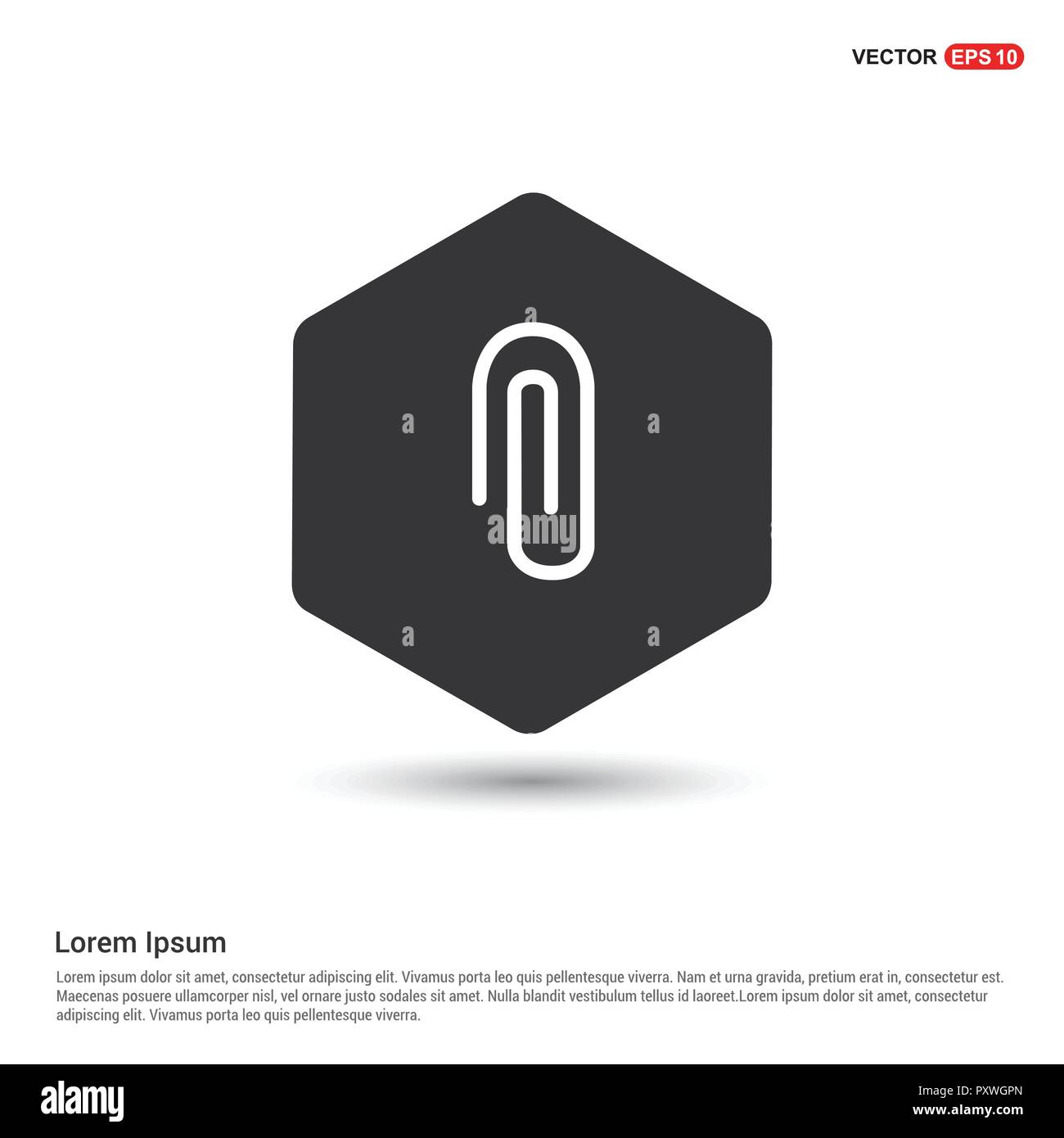 Paper clip icon Stock Vector Image & Art - Alamy