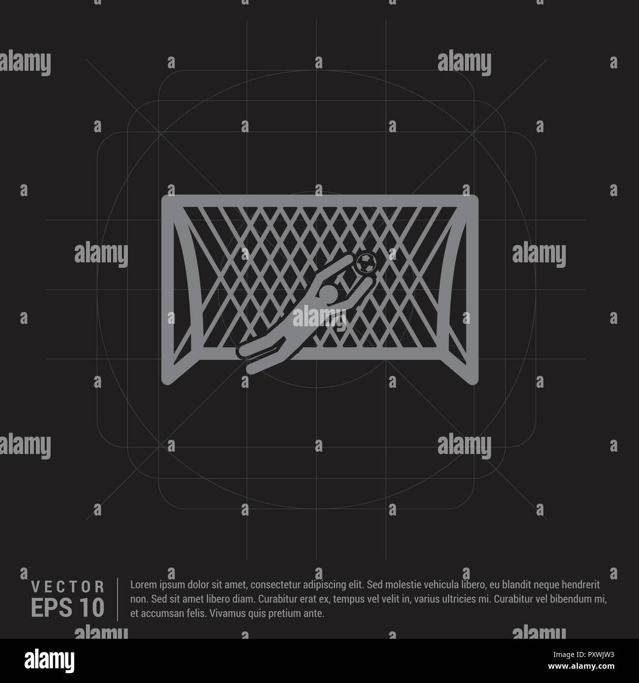 Soccer Goal Icon Stock Vector Image & Art - Alamy