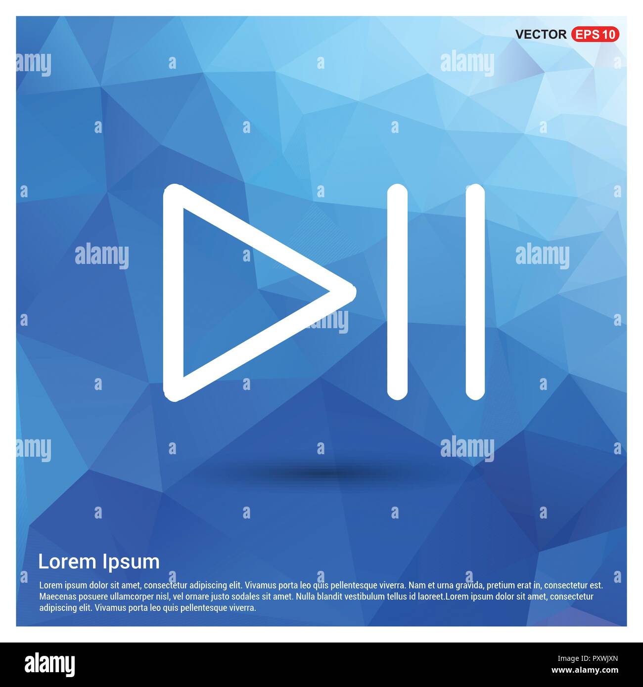 Play Pause Icon Stock Vector Image & Art - Alamy