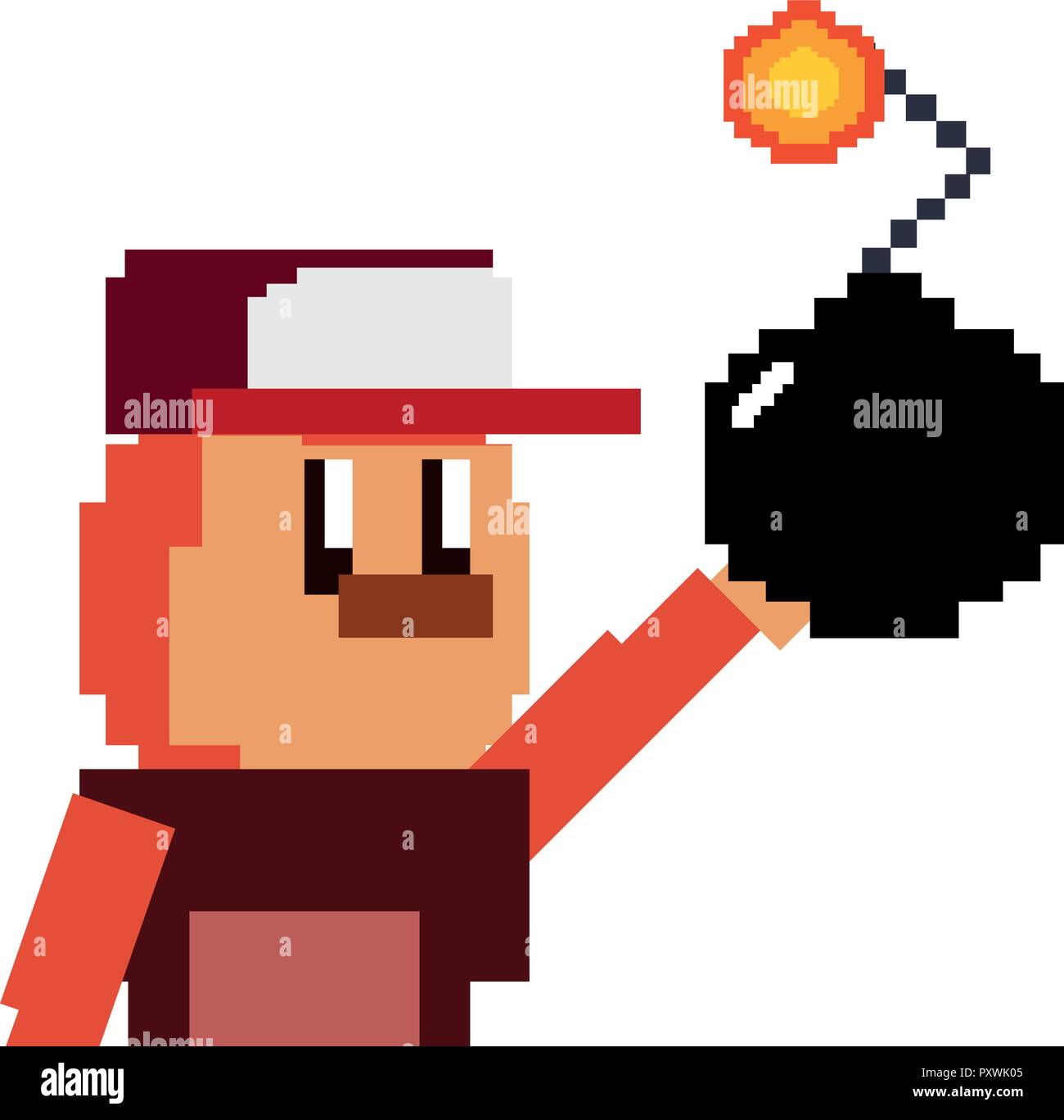 Star pixel video game play hi-res stock photography and images - Alamy