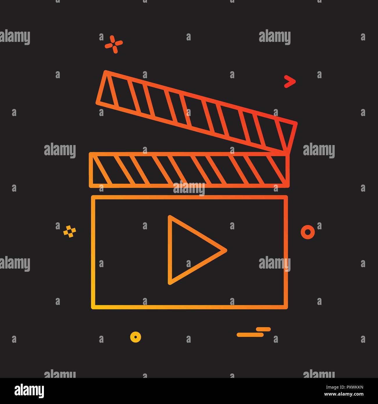 Movie icon design vector Stock Vector Image & Art - Alamy