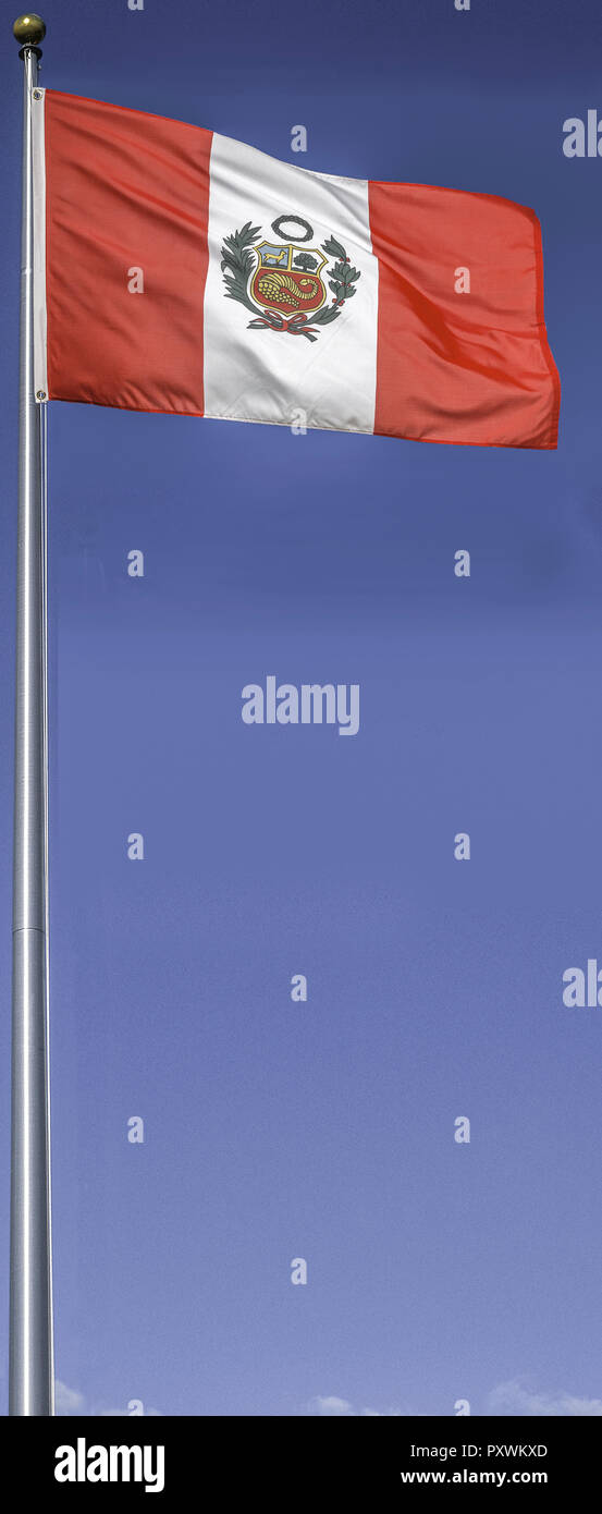 Peru flagge hi-res stock photography and images - Alamy