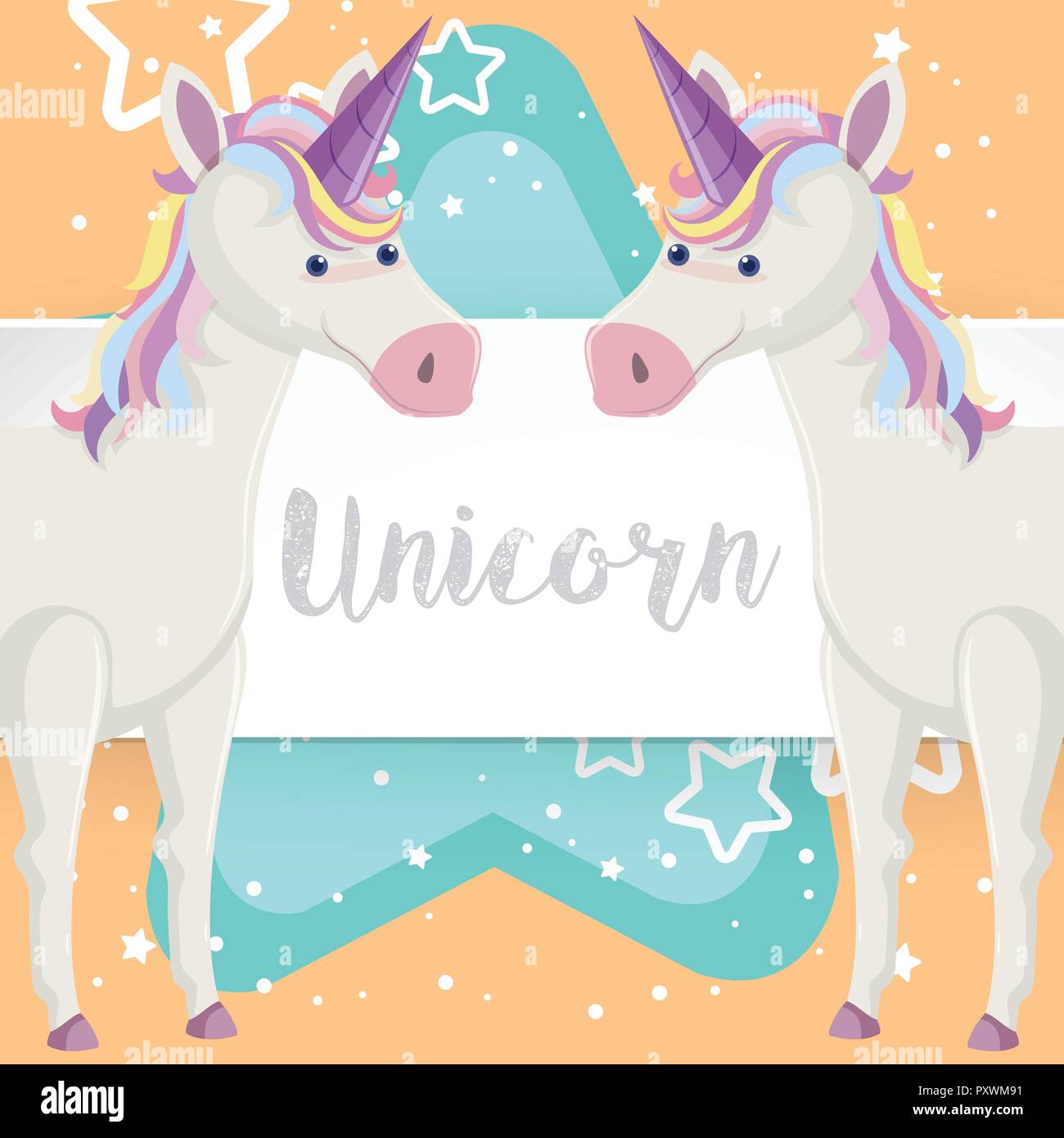 Two Unicorns High Resolution Stock Photography and Images - Alamy