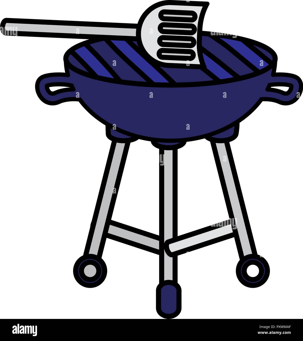 Cook over fire Stock Vector Images - Alamy