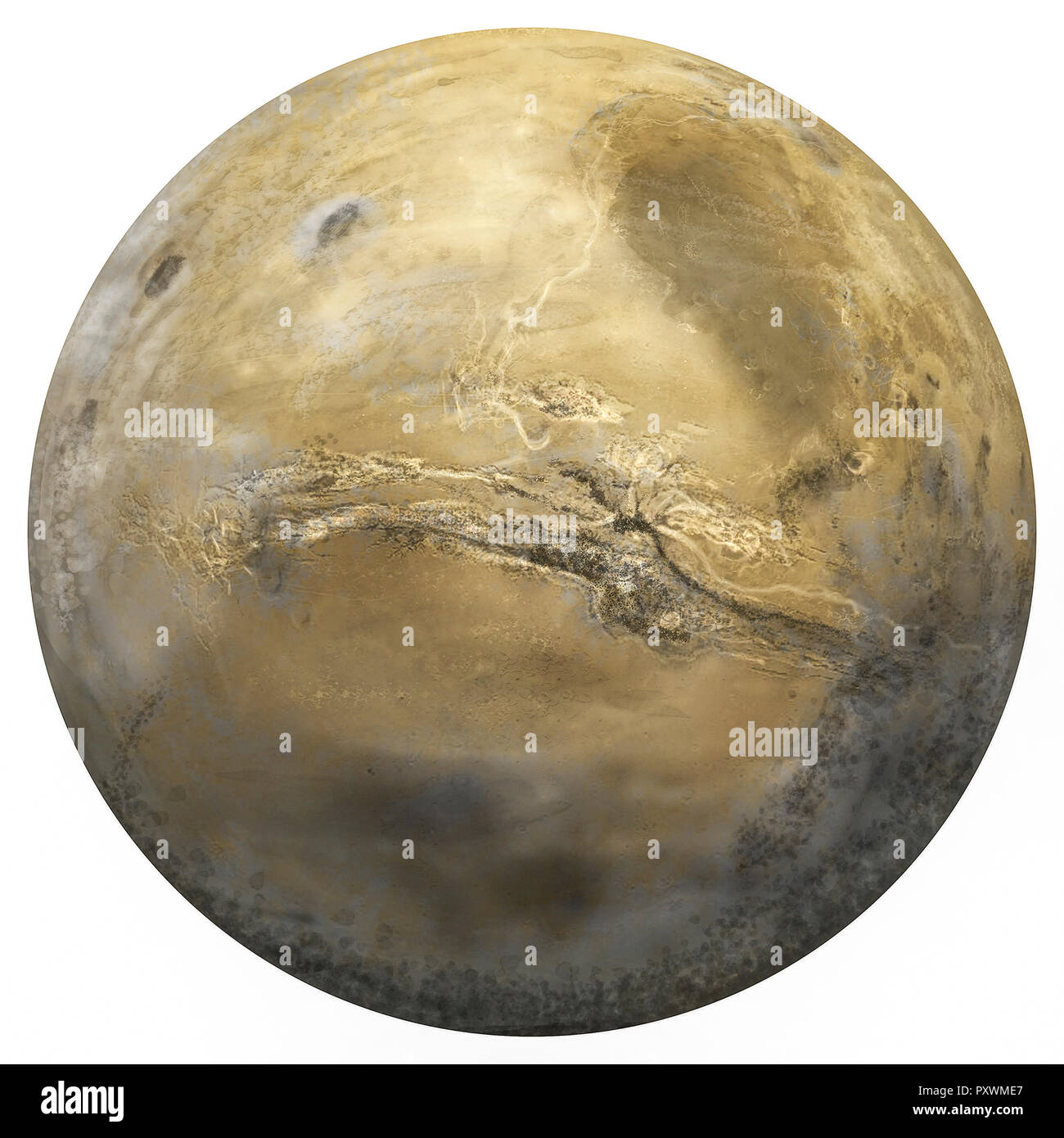Planet Mars, Computergrafik Stock Photo - Alamy