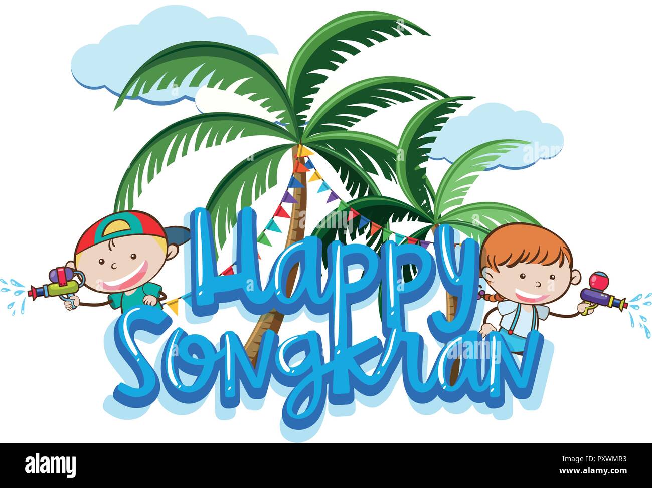 Bangkok festival songkran Cut Out Stock Images & Pictures - Alamy