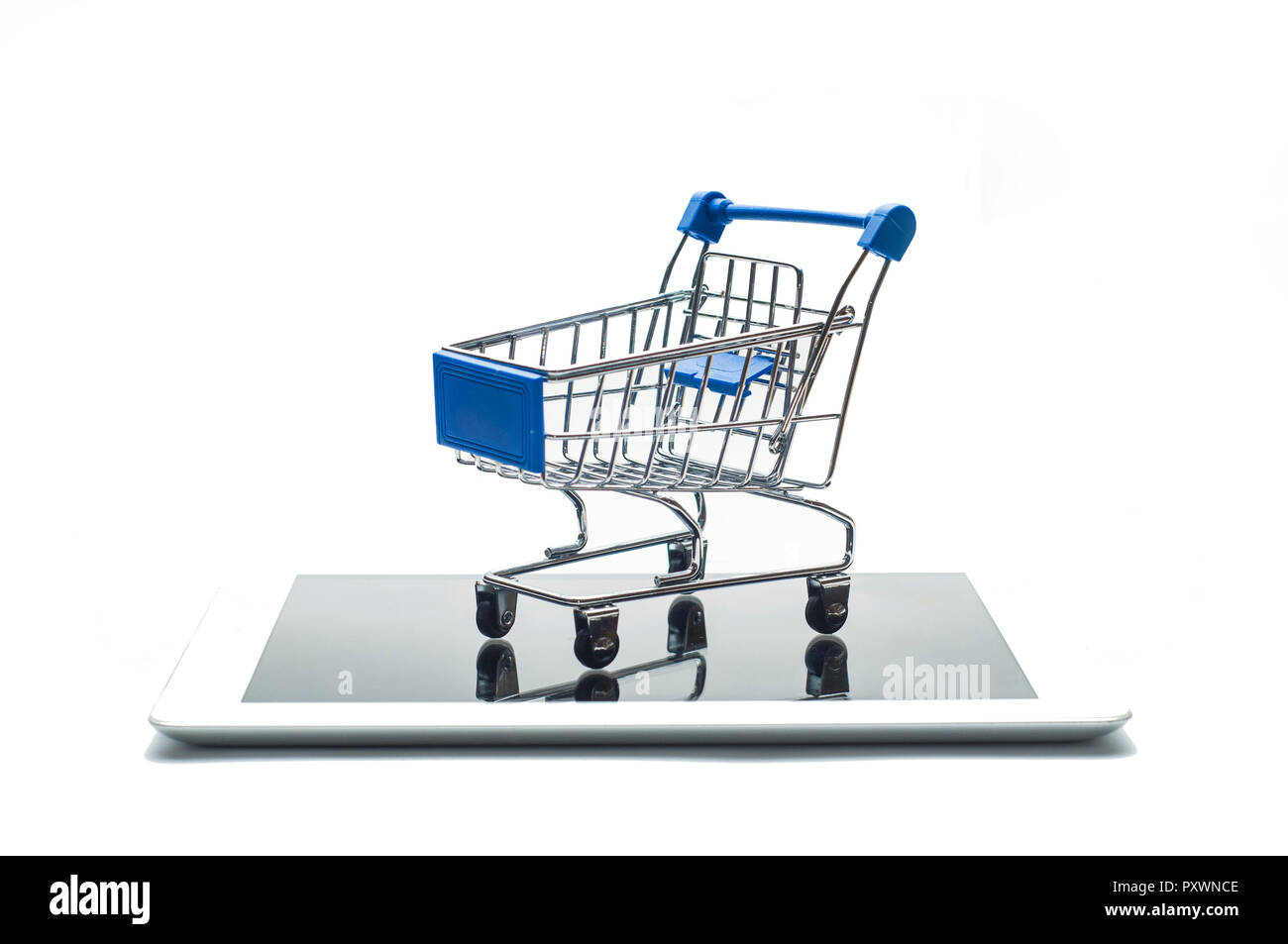 Tablet customer shop retail Cut Out Stock Images & Pictures - Alamy