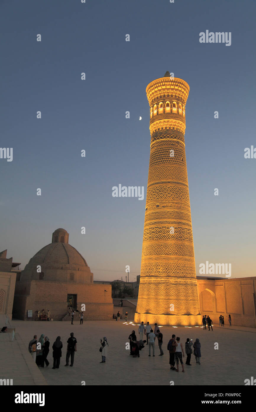 Uzbekistan; Bukhara; Kalon Minaret Stock Photo - Alamy