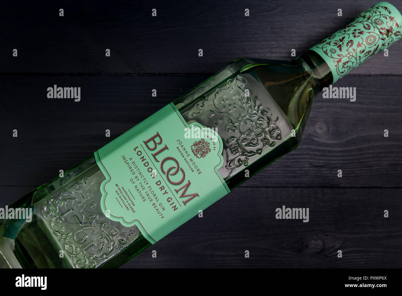 Bloom gin bottle hi-res stock photography and images - Alamy