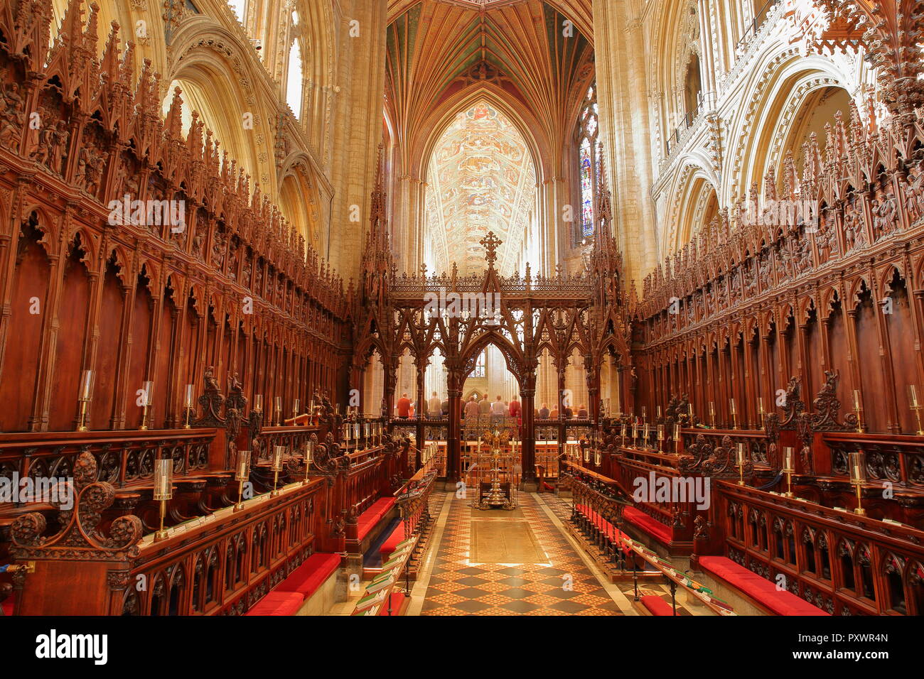 Choir seats hi-res stock photography and images - Alamy