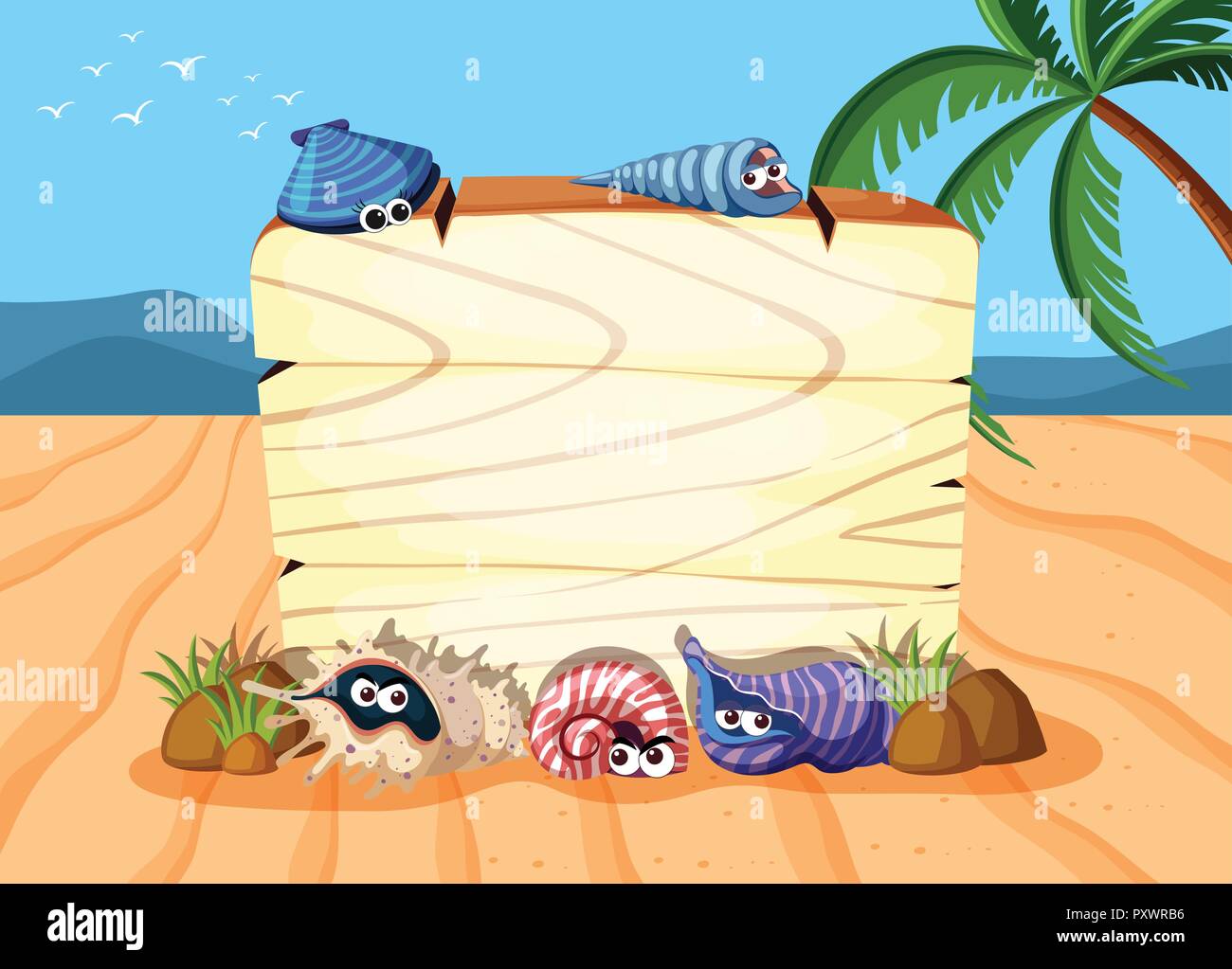 Landscape image sand on Stock Vector Images - Alamy