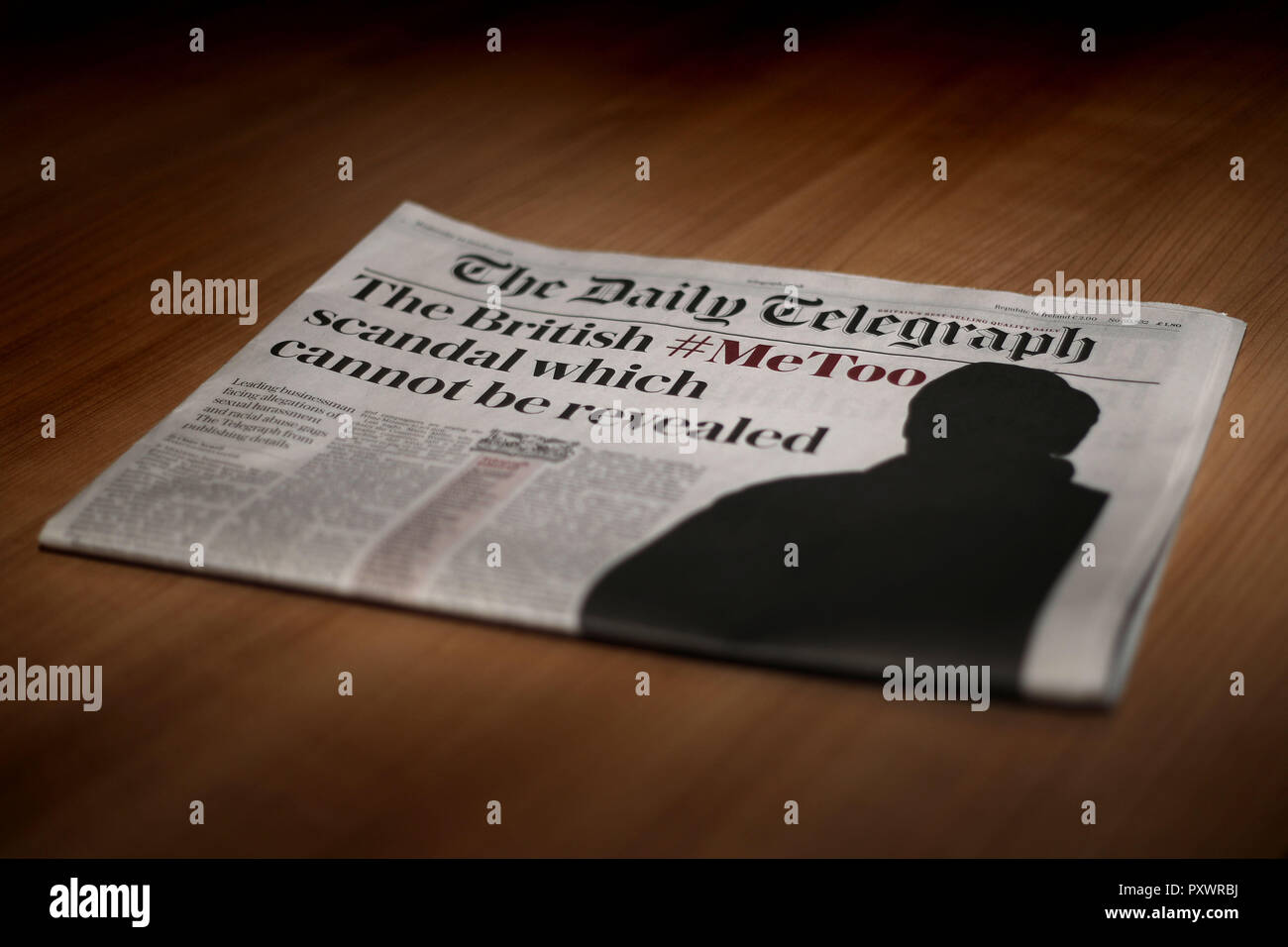 The daily telegraph front page hi-res stock photography and images - Alamy