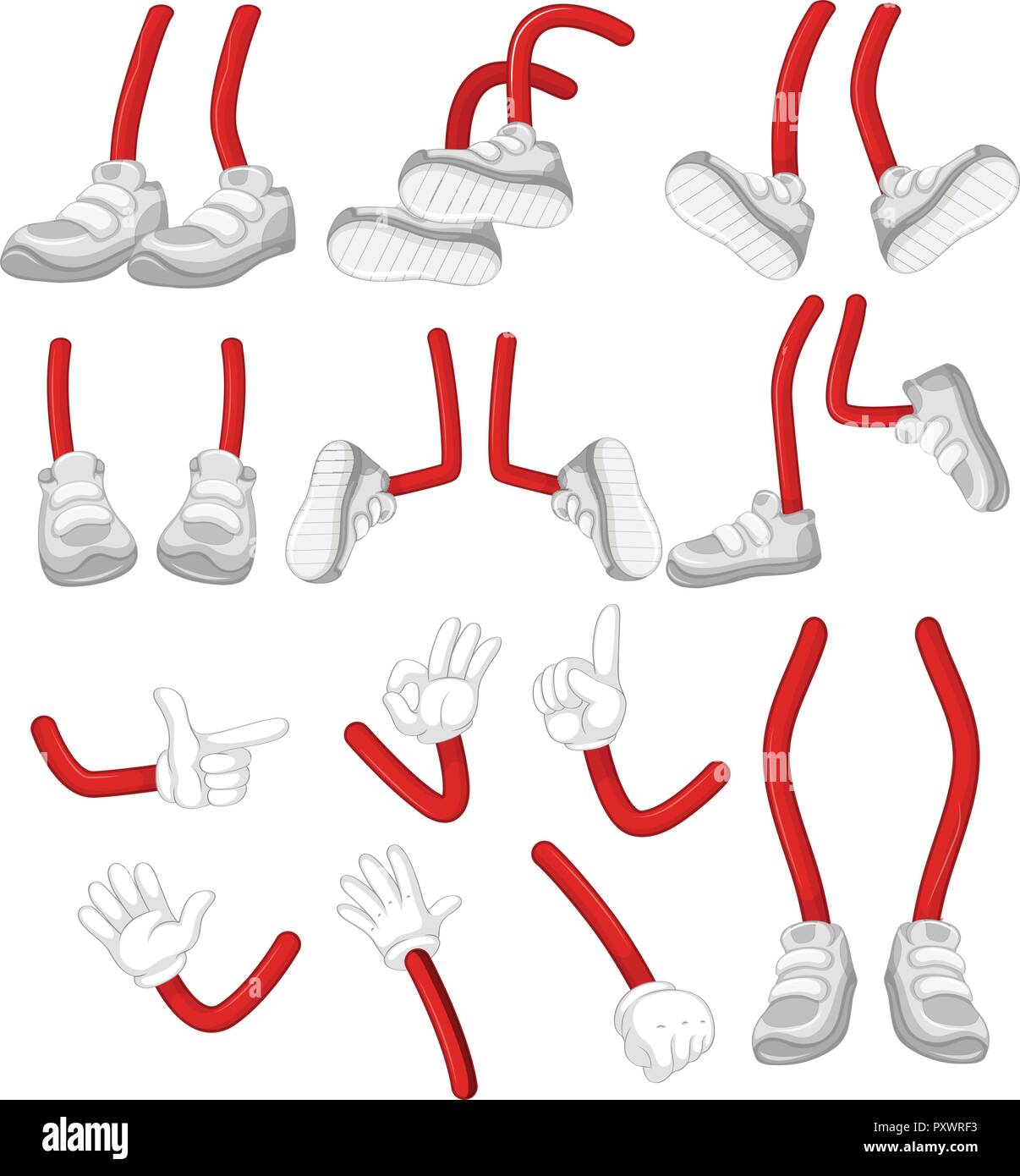 Hands legs drawing hi-res stock photography and images - Alamy