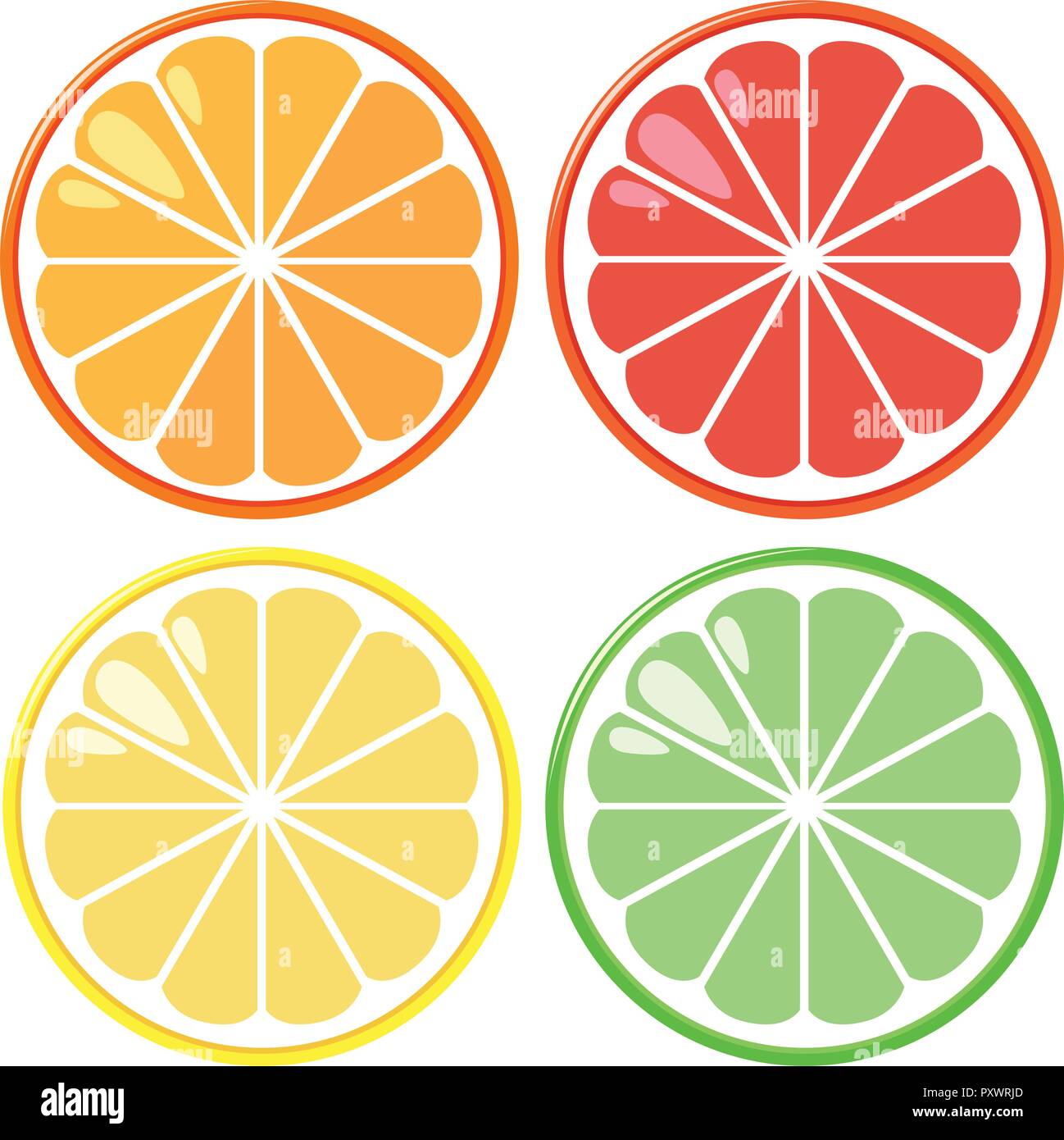 Oranges picture Stock Vector Images - Alamy
