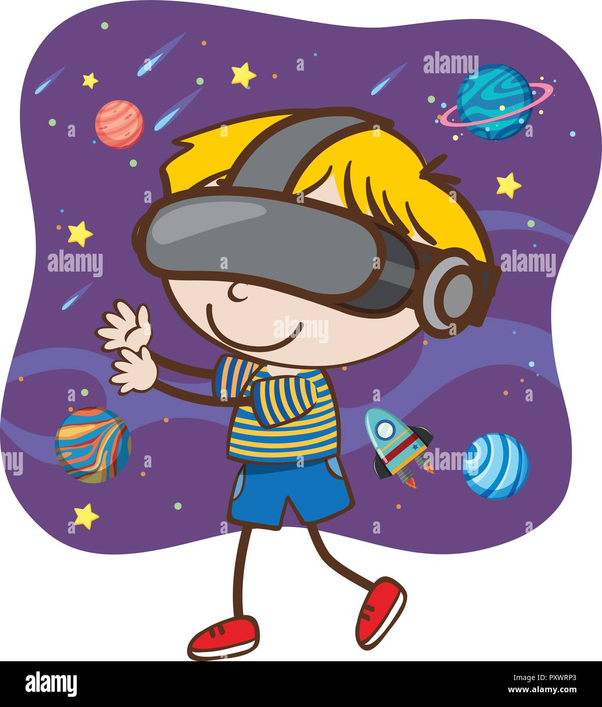 Playing video game Stock Vector Images - Alamy