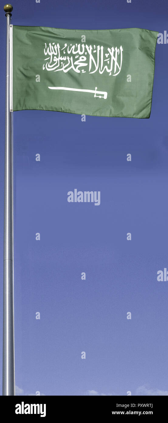 Saudi flagge hi-res stock photography and images - Alamy