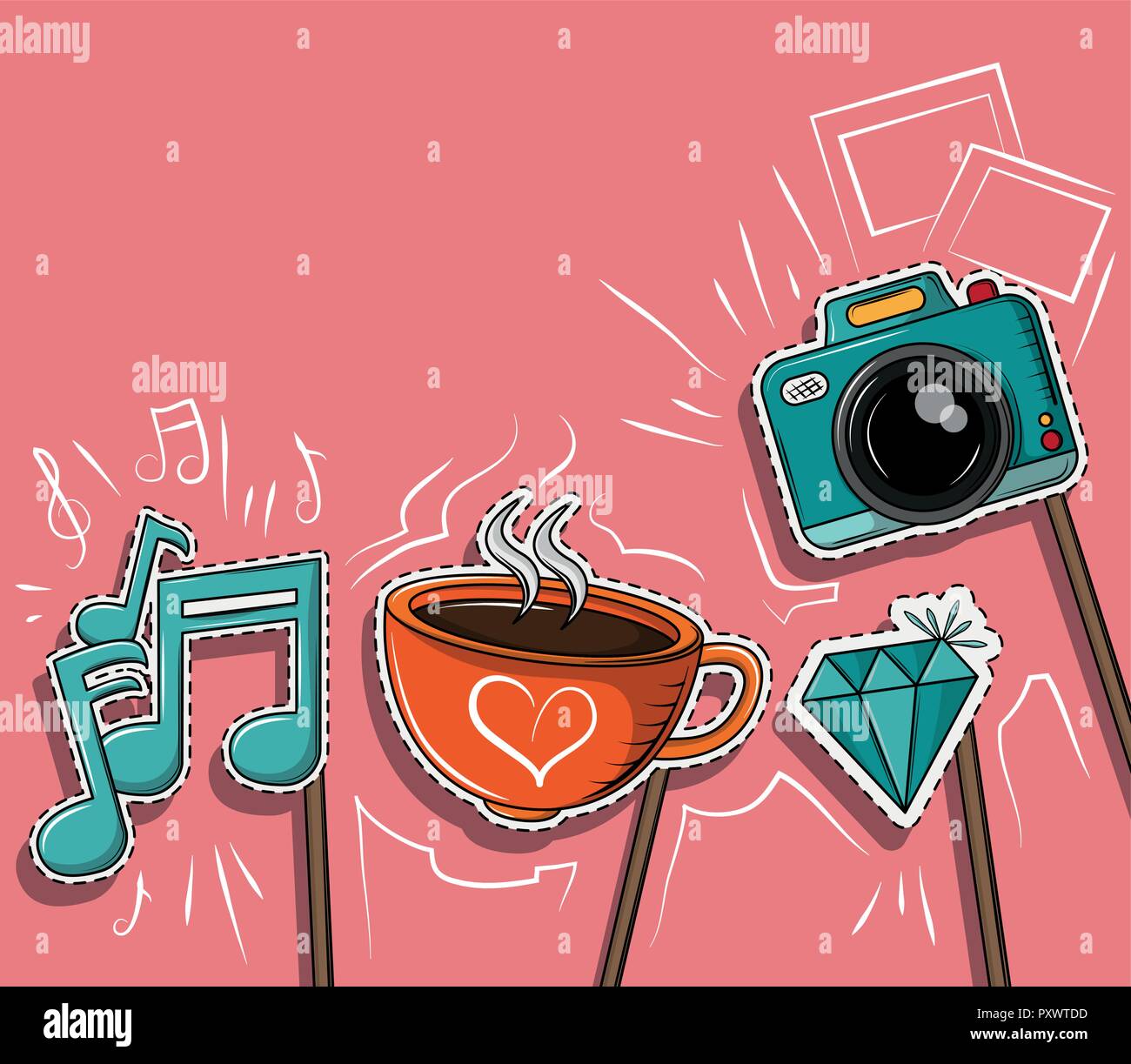 Camera prop Stock Vector Images - Alamy